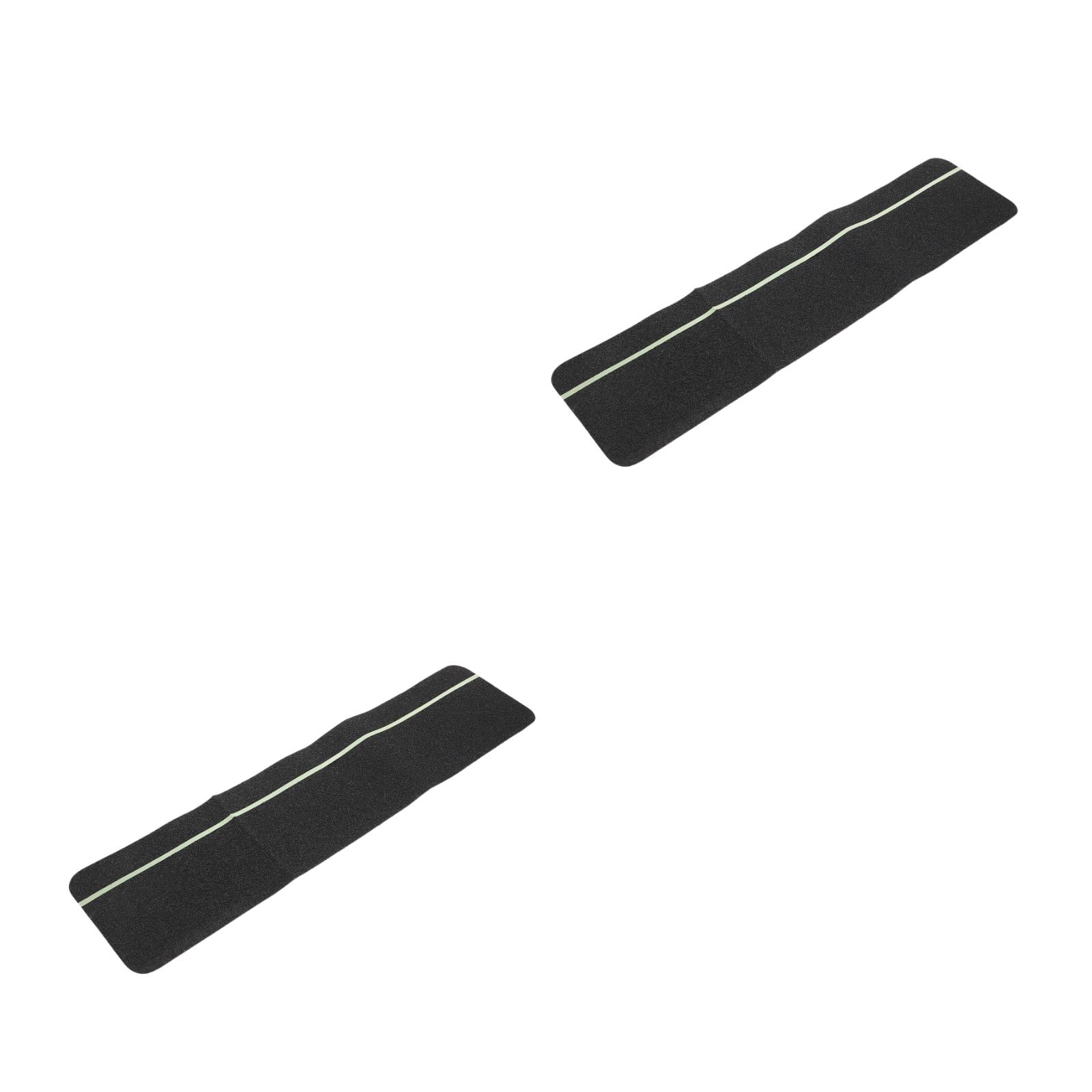 OUNONA 2pcs Stair Mats with Reflective Stripe Glow in The Dark Tape Non ...