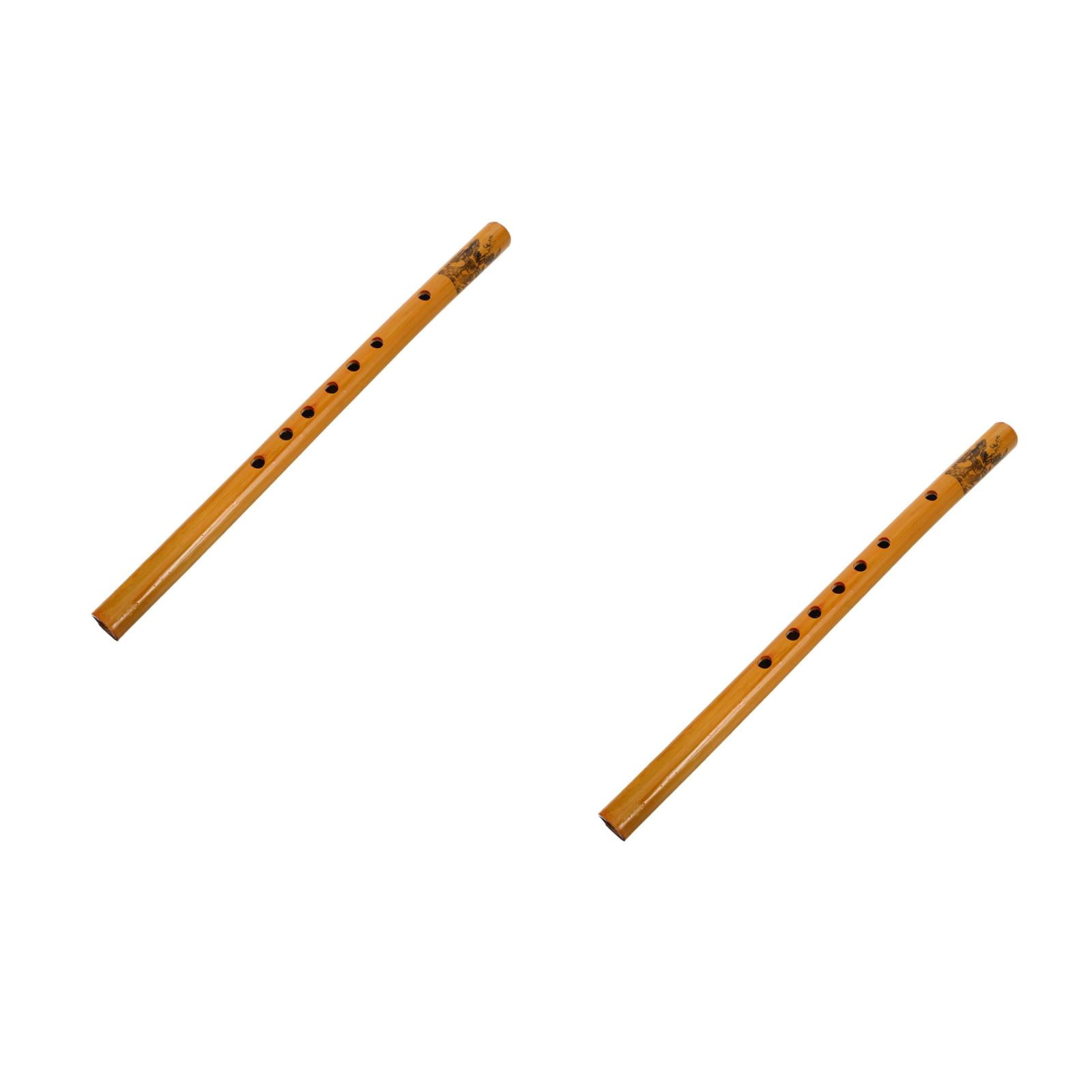 OUNONA 2pcs Student Recorder Vertical Flute for Beginners 33cm Bamboo ...