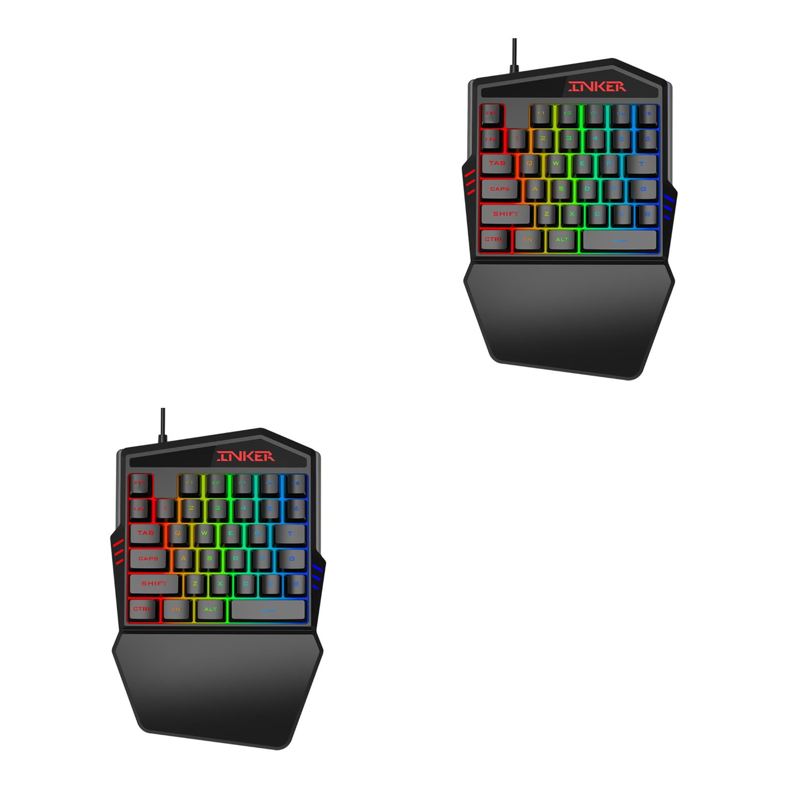 OUNONA 2pcs Stylish Gaming Keyboard Backlight Keyboard E-Sport Keyboard ...