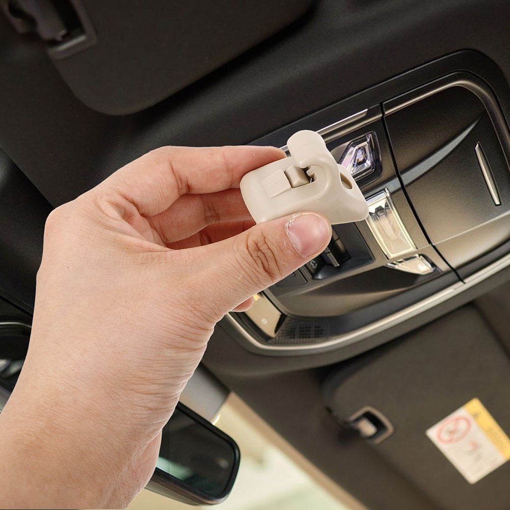 OUNONA 2pcs Sun Visor Clip Replacement Auto Hook Visor Repair Kit ...