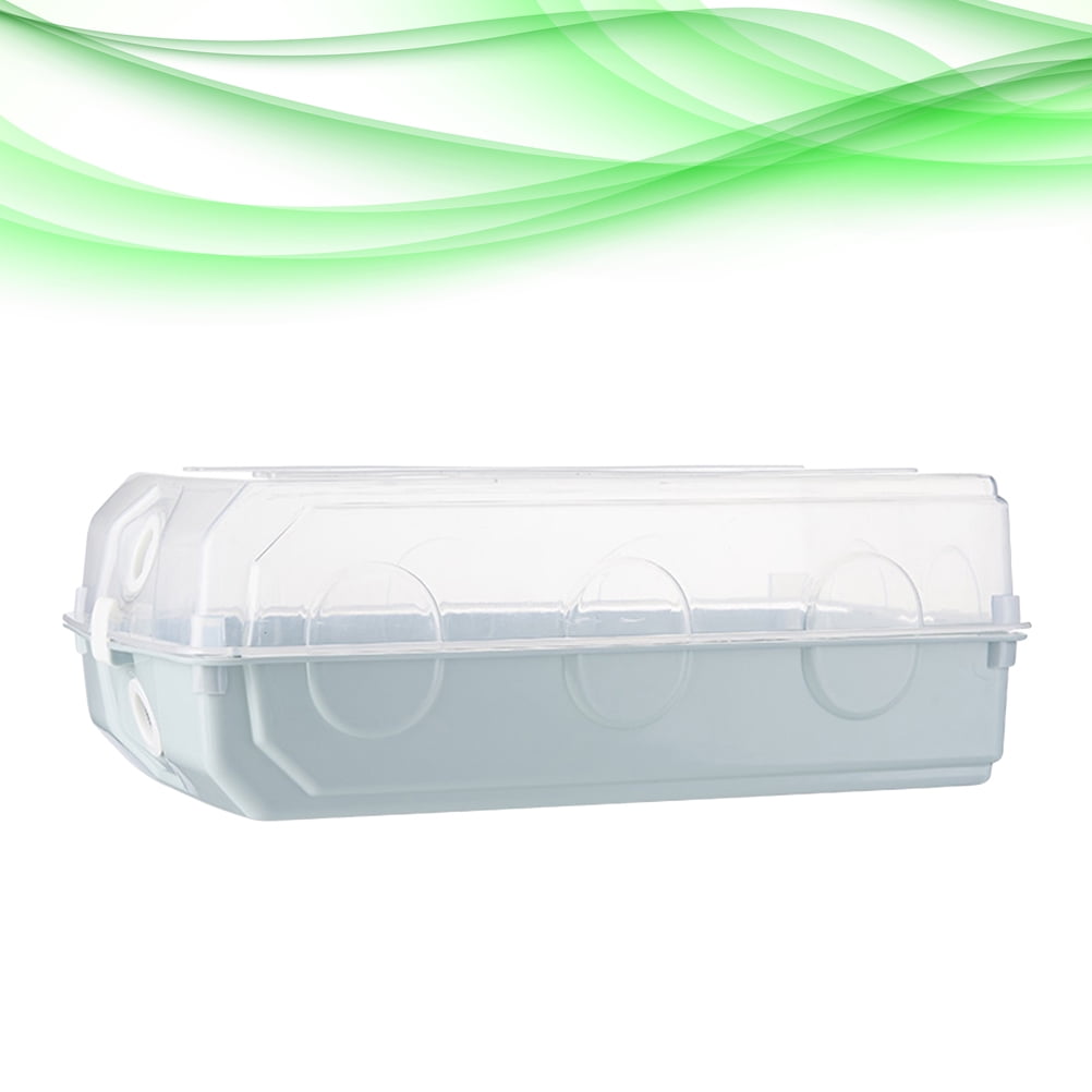OUNONA 2pcs Thicken Clamshell Type Transaprent Plastic Shoes Storage ...