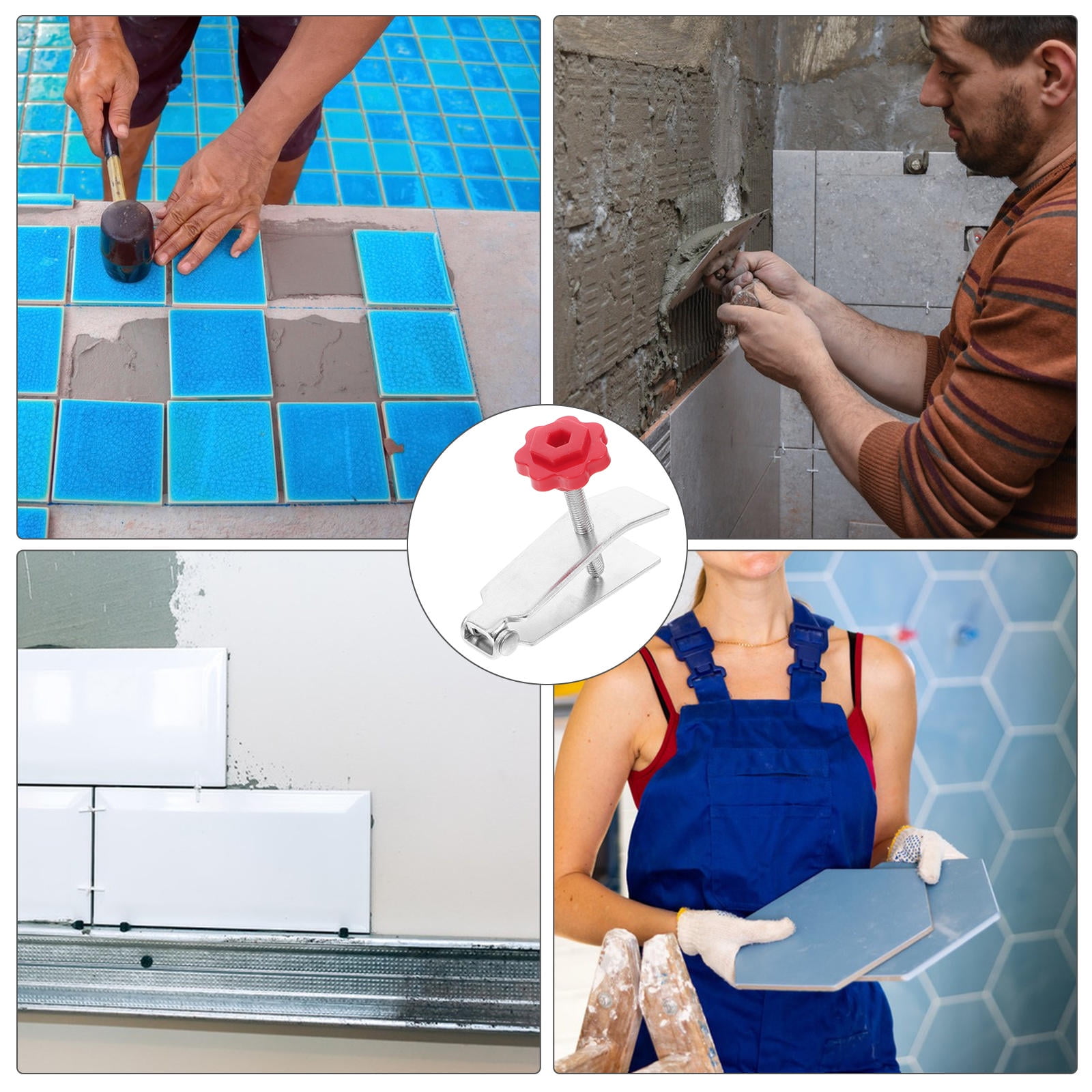 OUNONA 2pcs Tile Height Adjuster For Wall Tile Leveling System Wall ...