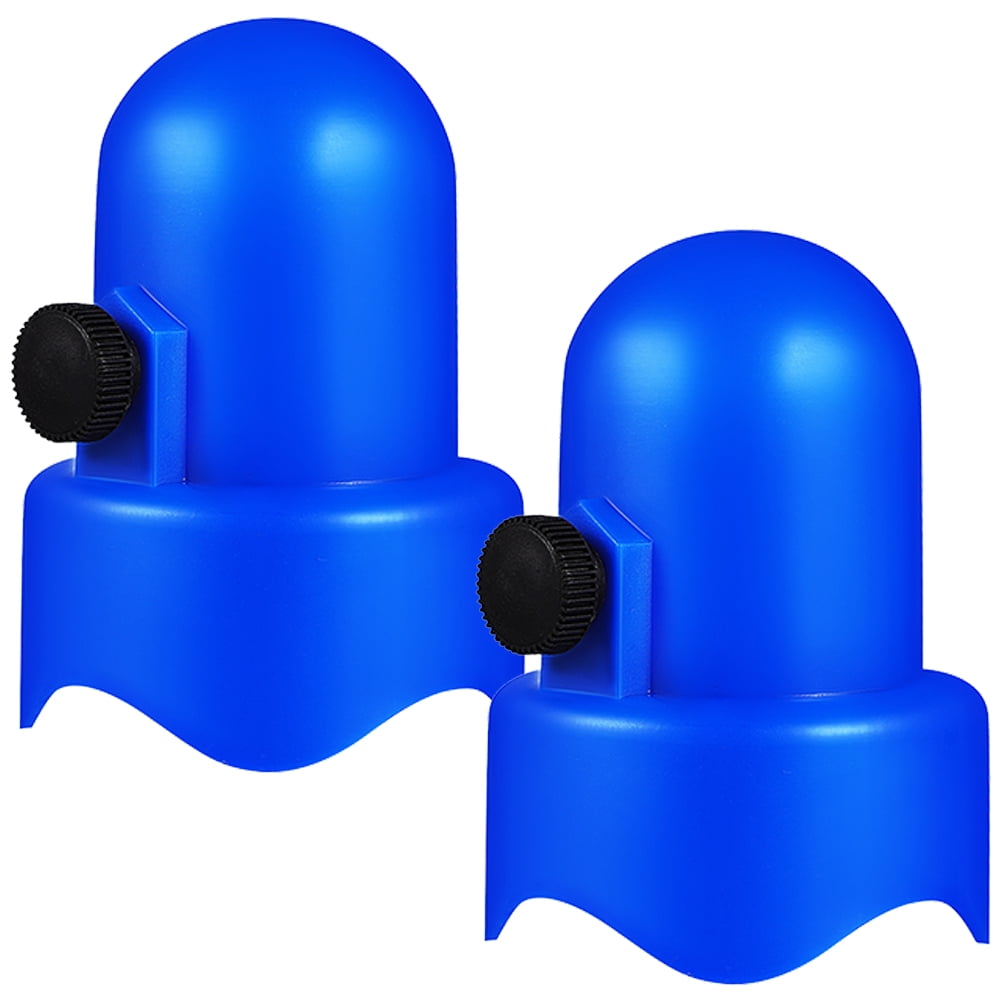 OUNONA 2pcs Trampoline Enclosure Pole Top Hat Caps With Thumb Bolt ...