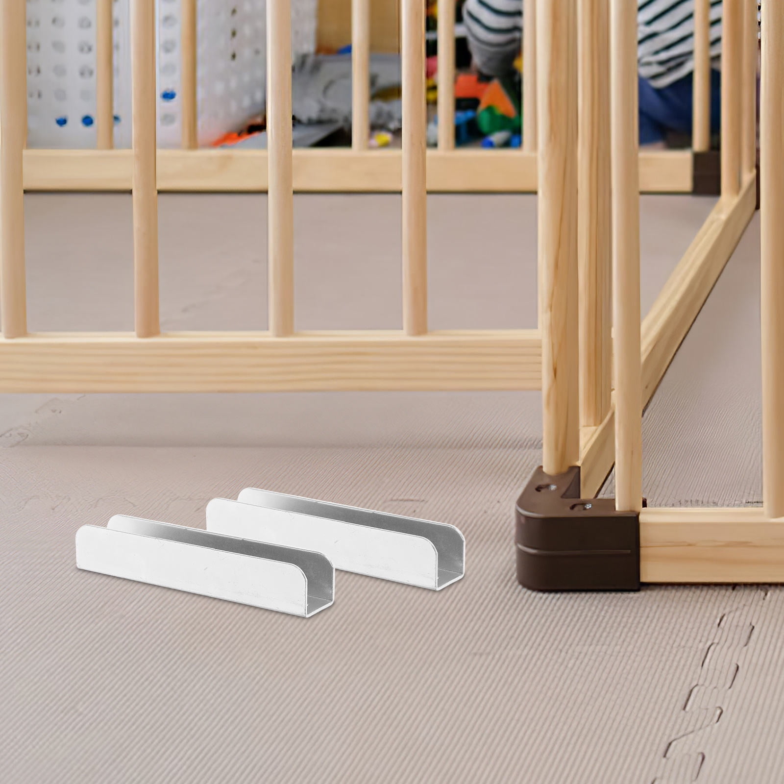 OUNONA 2pcs U Shape Fence Reinforcement Groove Fittings Portable ...