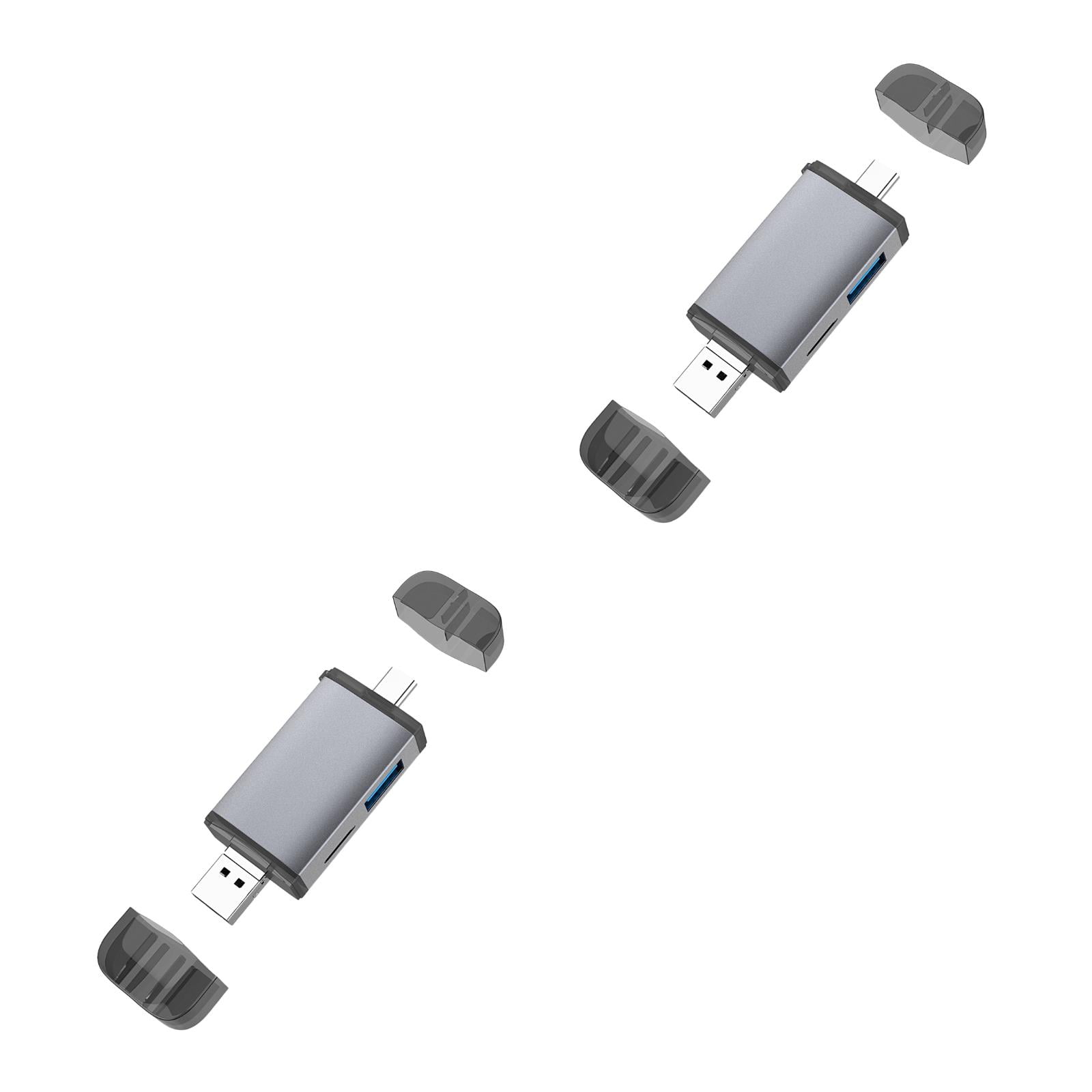 OUNONA 2pcs USB Card Reader USB Type-C Micro USB Device Adapter ...
