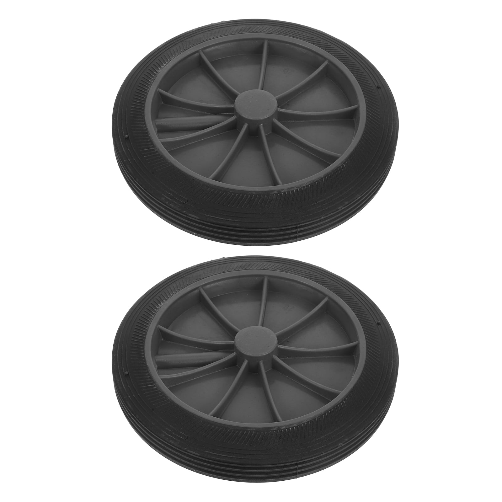 OUNONA 2pcs Universal Garbage Bin Wheels Replacement Outdoor Trash Cans ...
