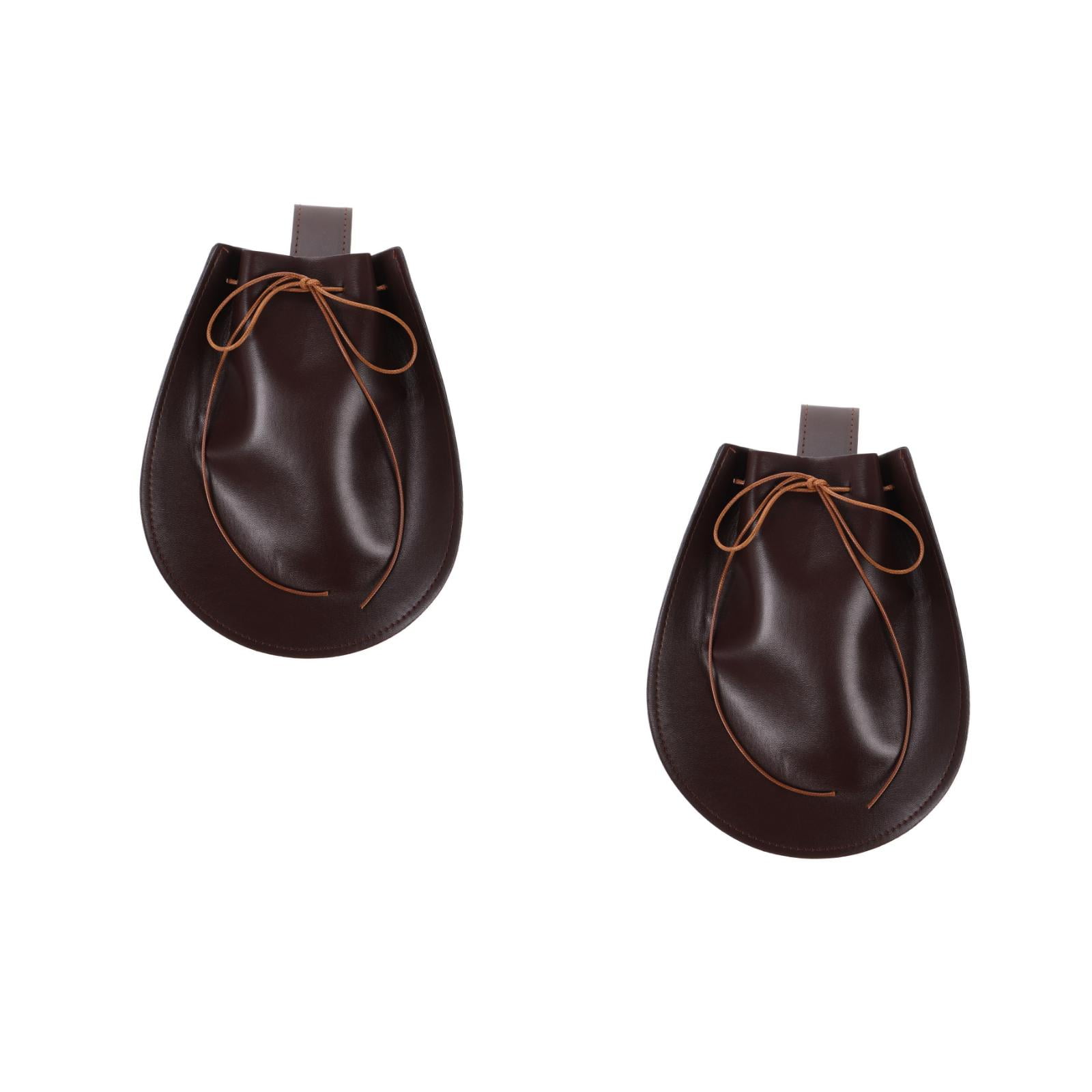 OUNONA 2pcs Viking Belt Pouch Medieval Waist Bag Renaissance Coin Purse ...