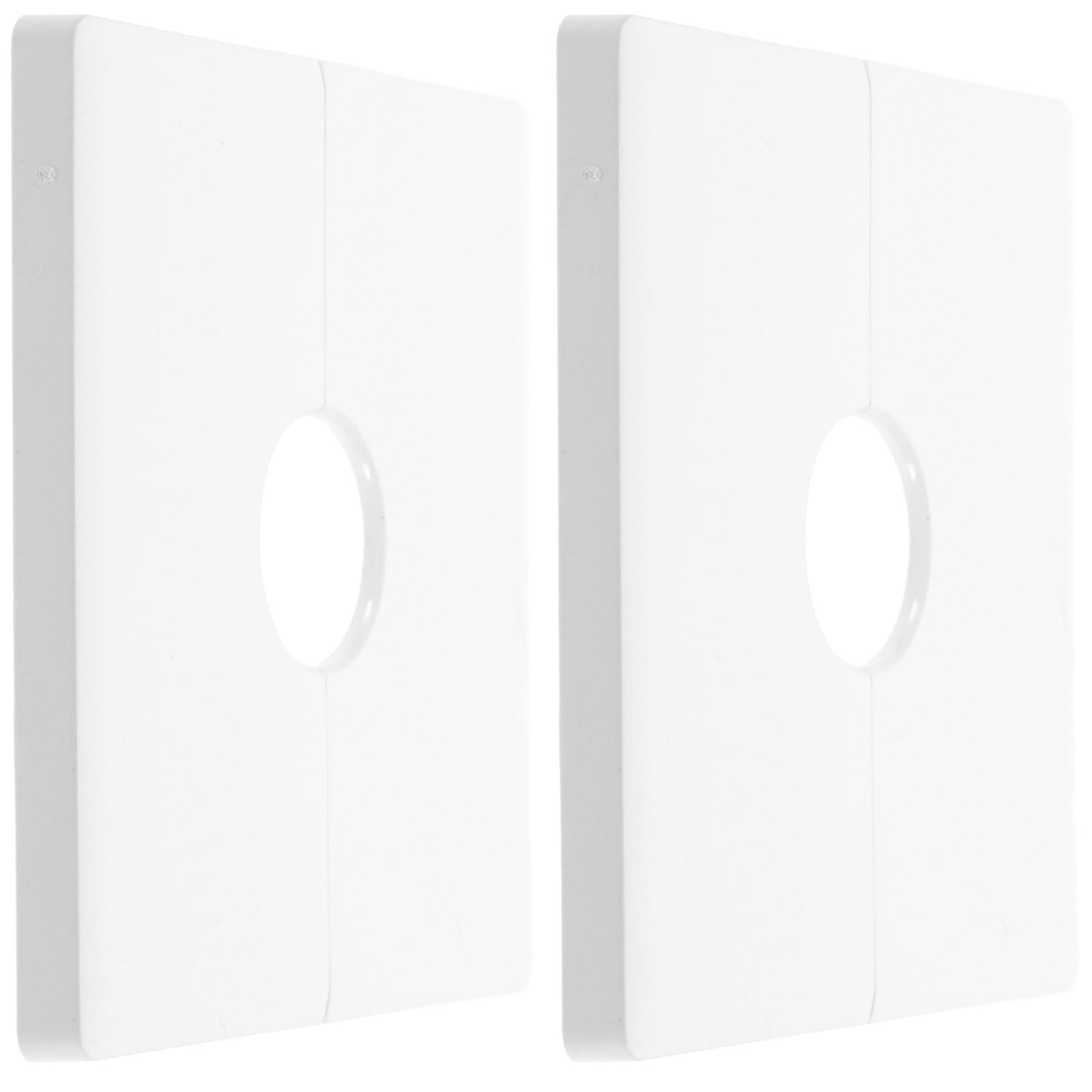 OUNONA 2pcs Wall Hole Cover Plate Solid Outlet Cover Plate Removable ...