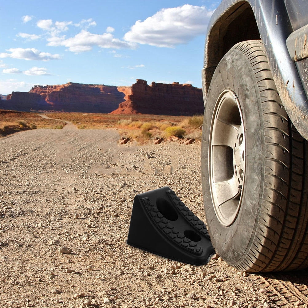 OUNONA 2pcs Wheel Chock For Trailers Trucks Rvs Motorcycles And Utility ...