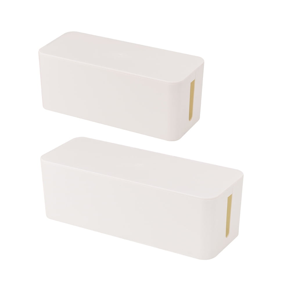 OUNONA 2pcs White Multifunctional Socket Organizer Plastic Cable ...