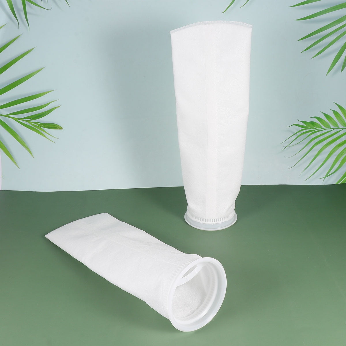 OUNONA Sock Filter Fish Tank for Particulate Filtration White 2Pcs ...