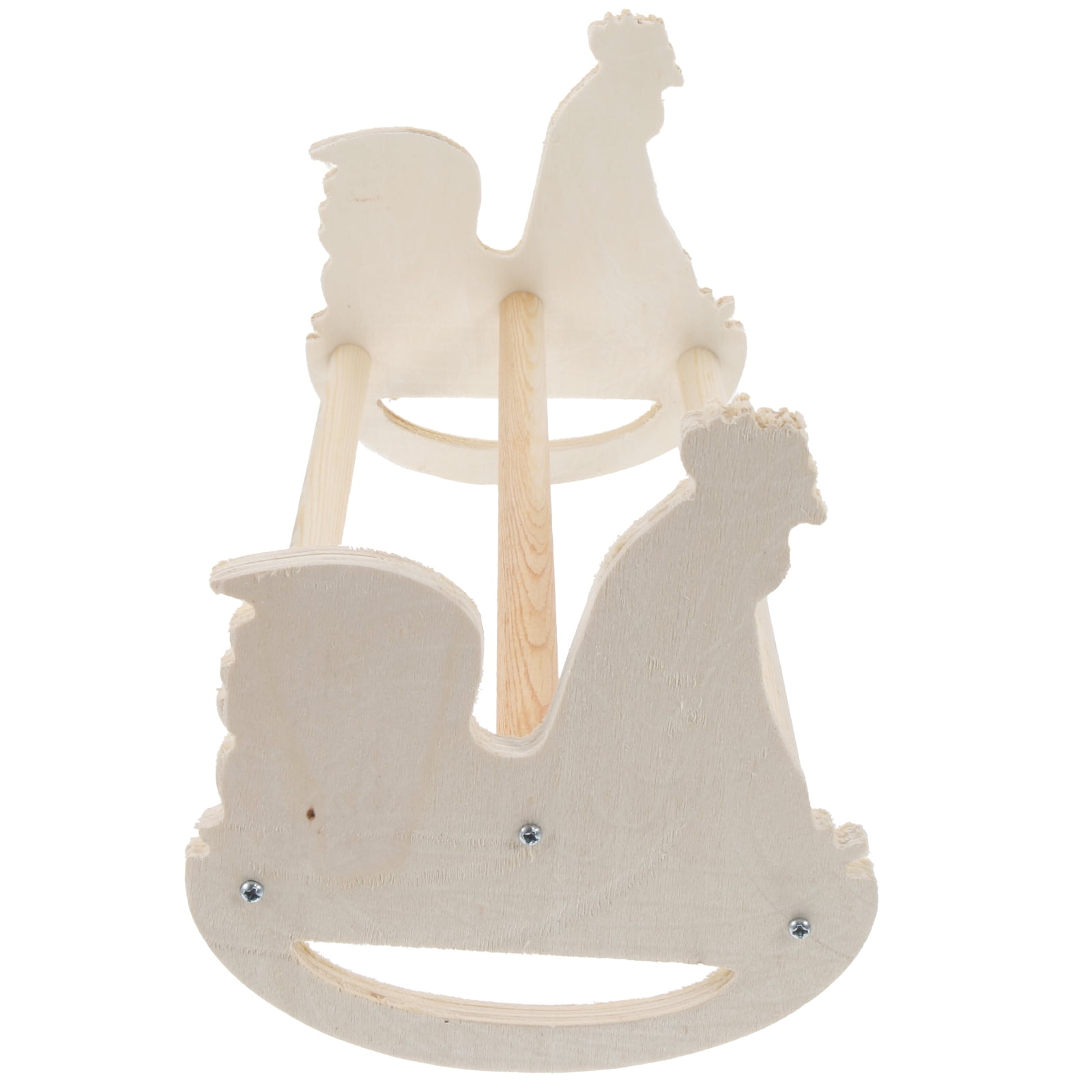 OUNONA 2pcs Wooden Chicken Stand Rod Pet Chicken Wooden Swing Stand Hen ...