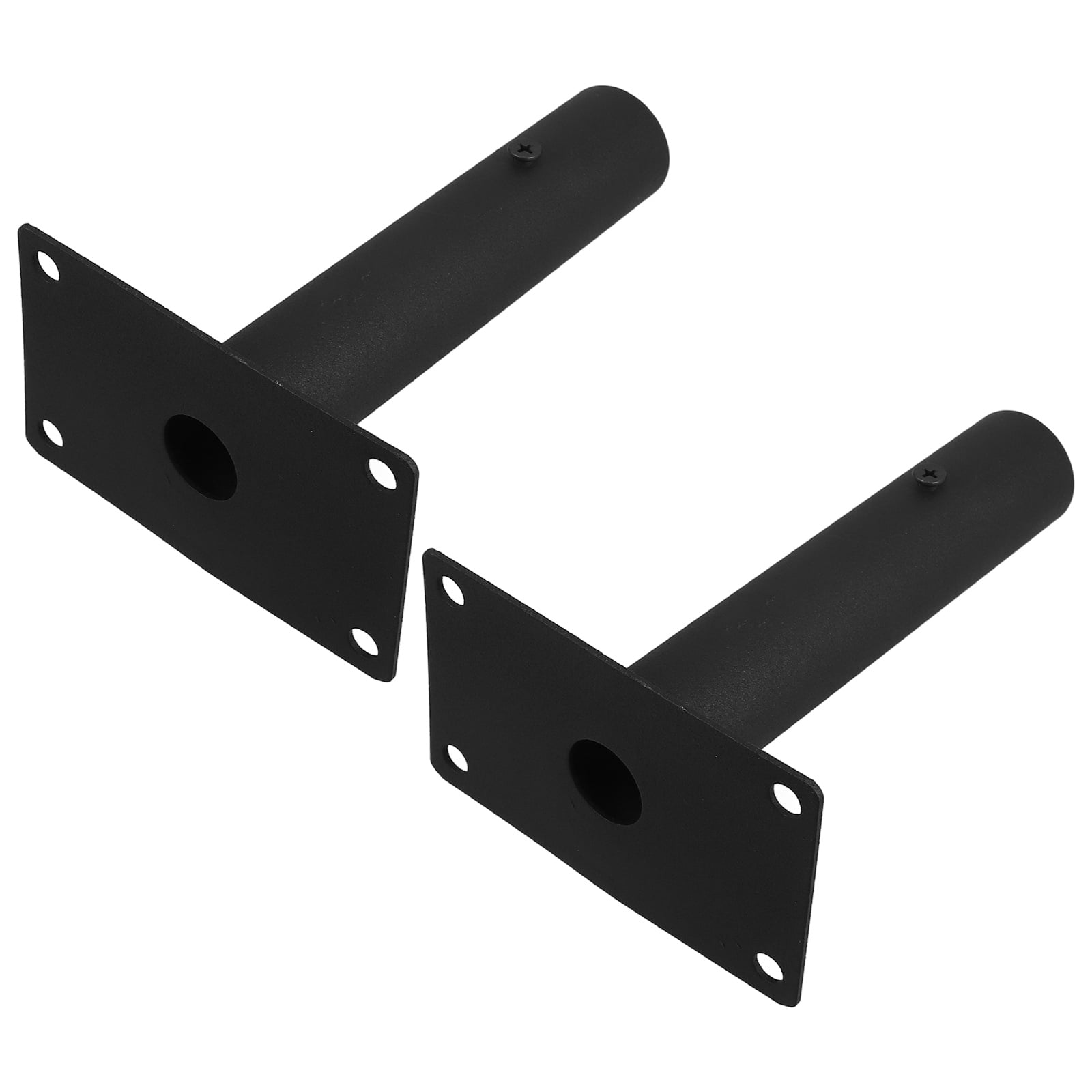 OUNONA 2pcs Yard Fence Base Iron Fence Post Holder Dog Fence Barrier ...