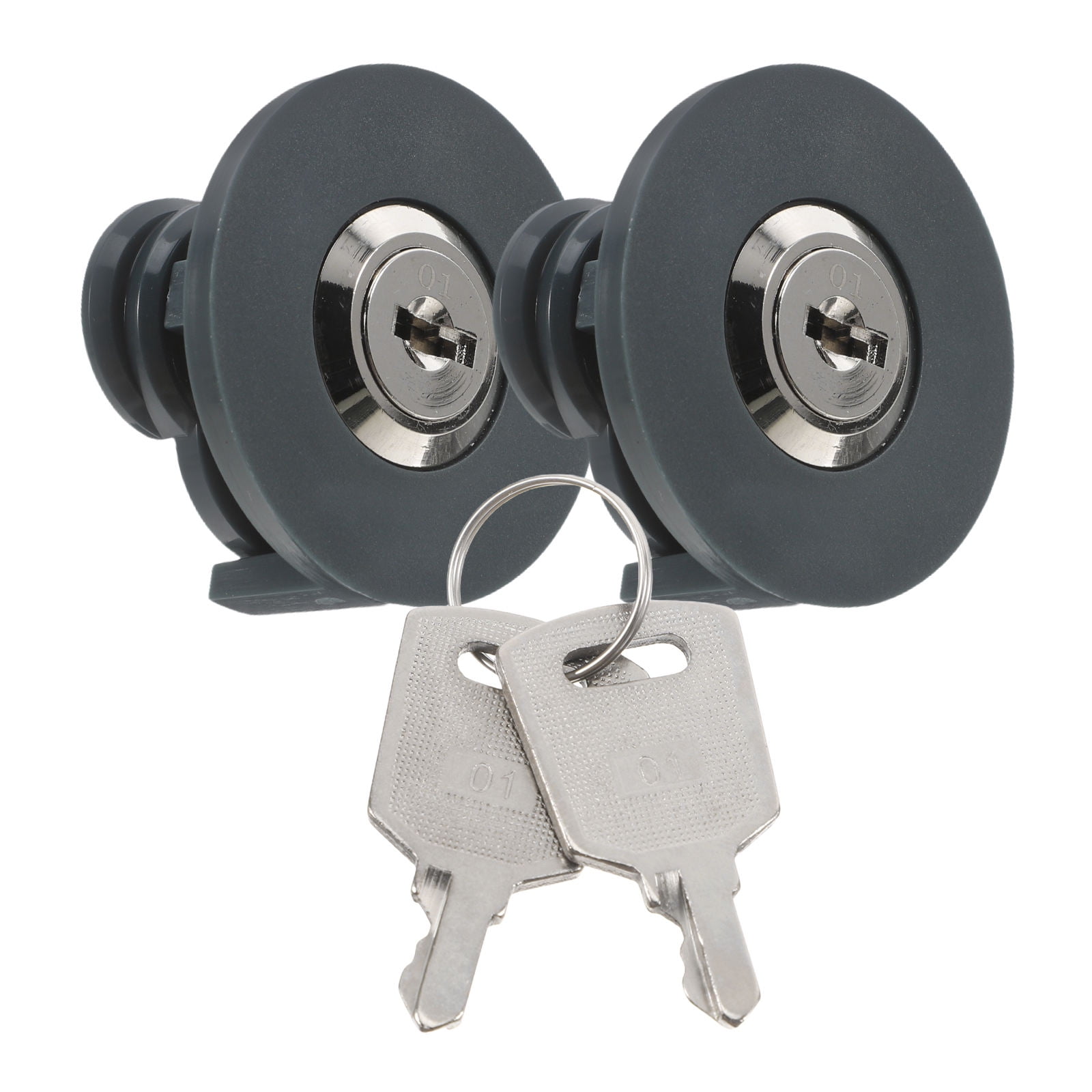 OUNONA 2pcs Zinc Alloy Safety Lock Industrial Plug Lock With Keys For ...