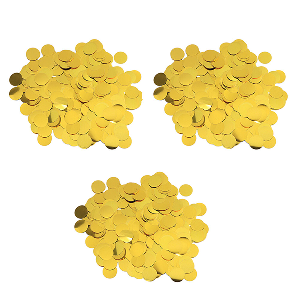OUNONA Golden Round Shape Confetti for Wedding Party Decoration ...