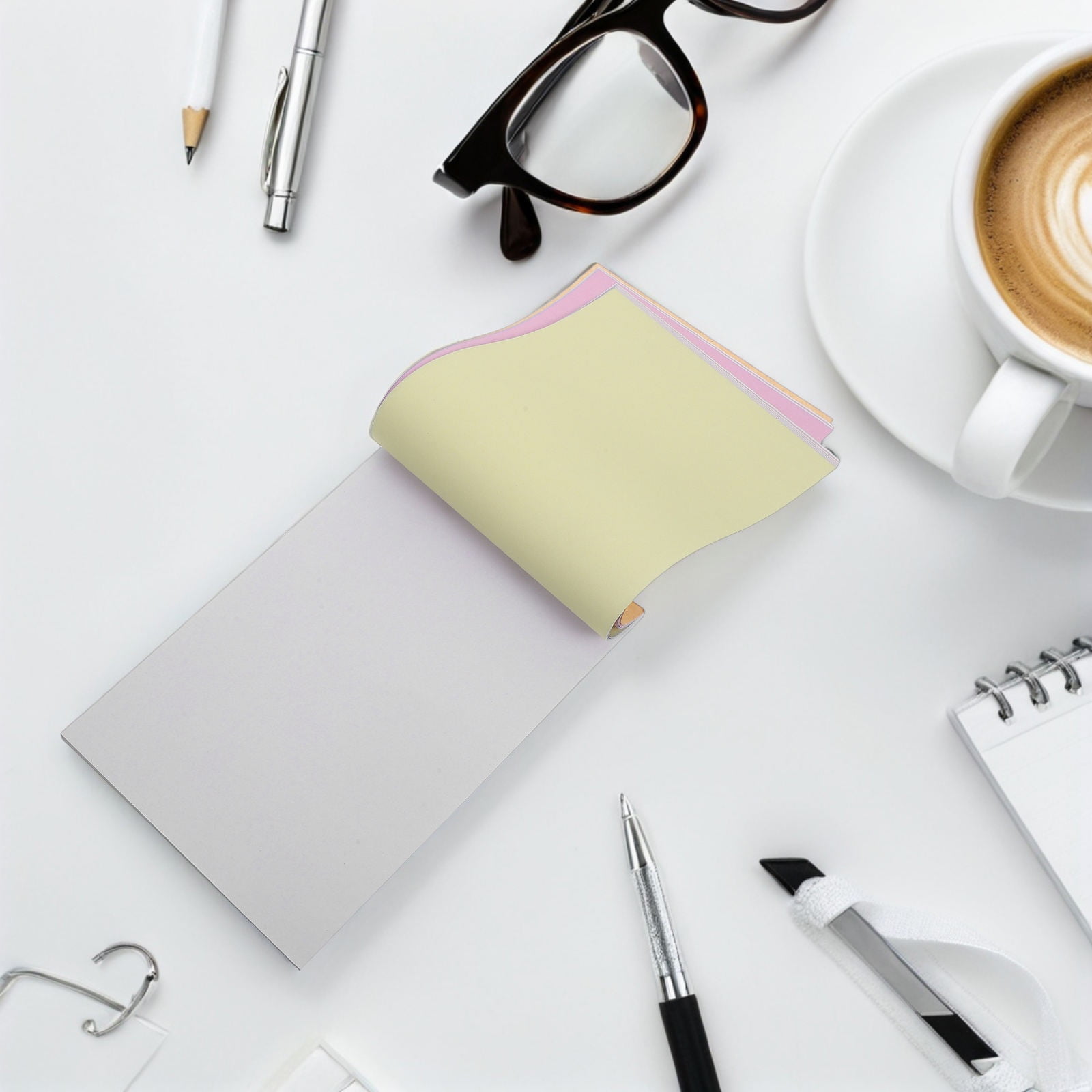 OUNONA 3 Books Copy Notepad Triple-Part Auto-Replicating Receipt Book ...