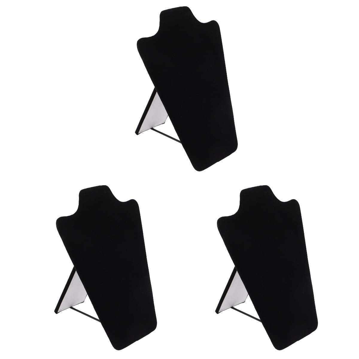 OUNONA 3 Pack Necklace Stand for Selling Jewelry Display Bust Retail ...