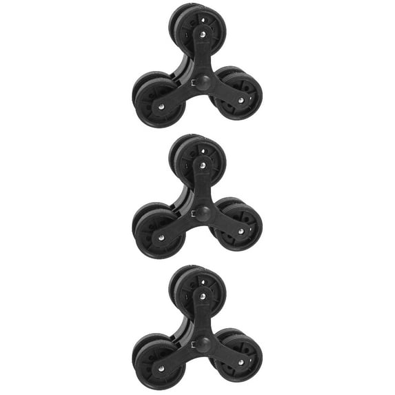 OUNONA 3 Pairs Shopping Trolley Caster Shopping Cart Wheels Replacement ...