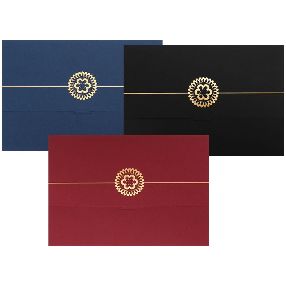 OUNONA 3 Pcs Certificate Shell Envelopes Bulletin Board Borders Staff ...