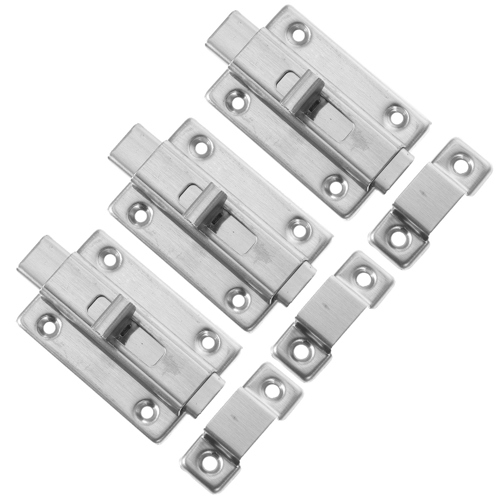 OUNONA 3 Pcs Door Double Plug Gate Latch Bolt Security Locks - Walmart.com