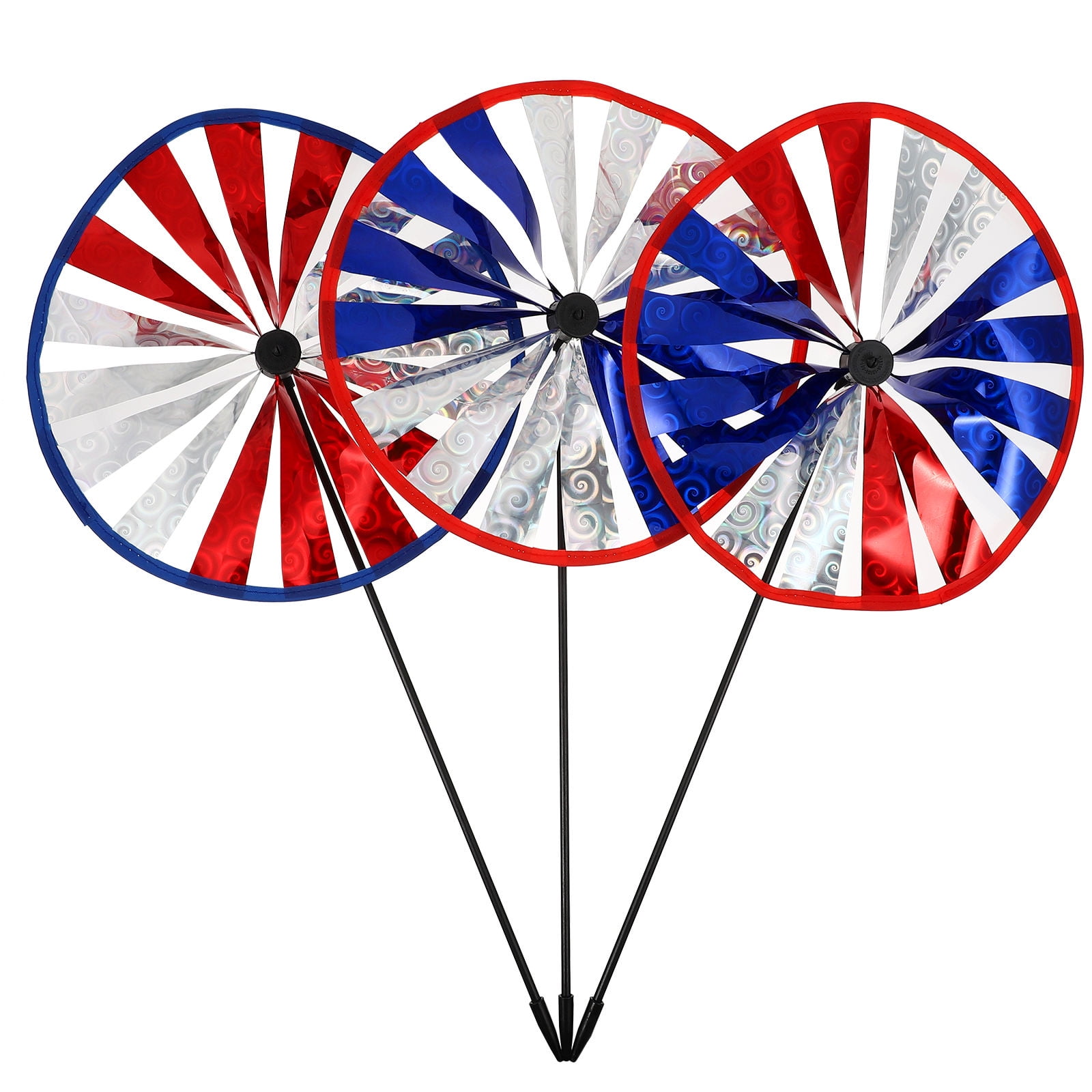 OUNONA 3 Pcs Garden Windmill Long-lasting Windmill Colorful Windmill ...