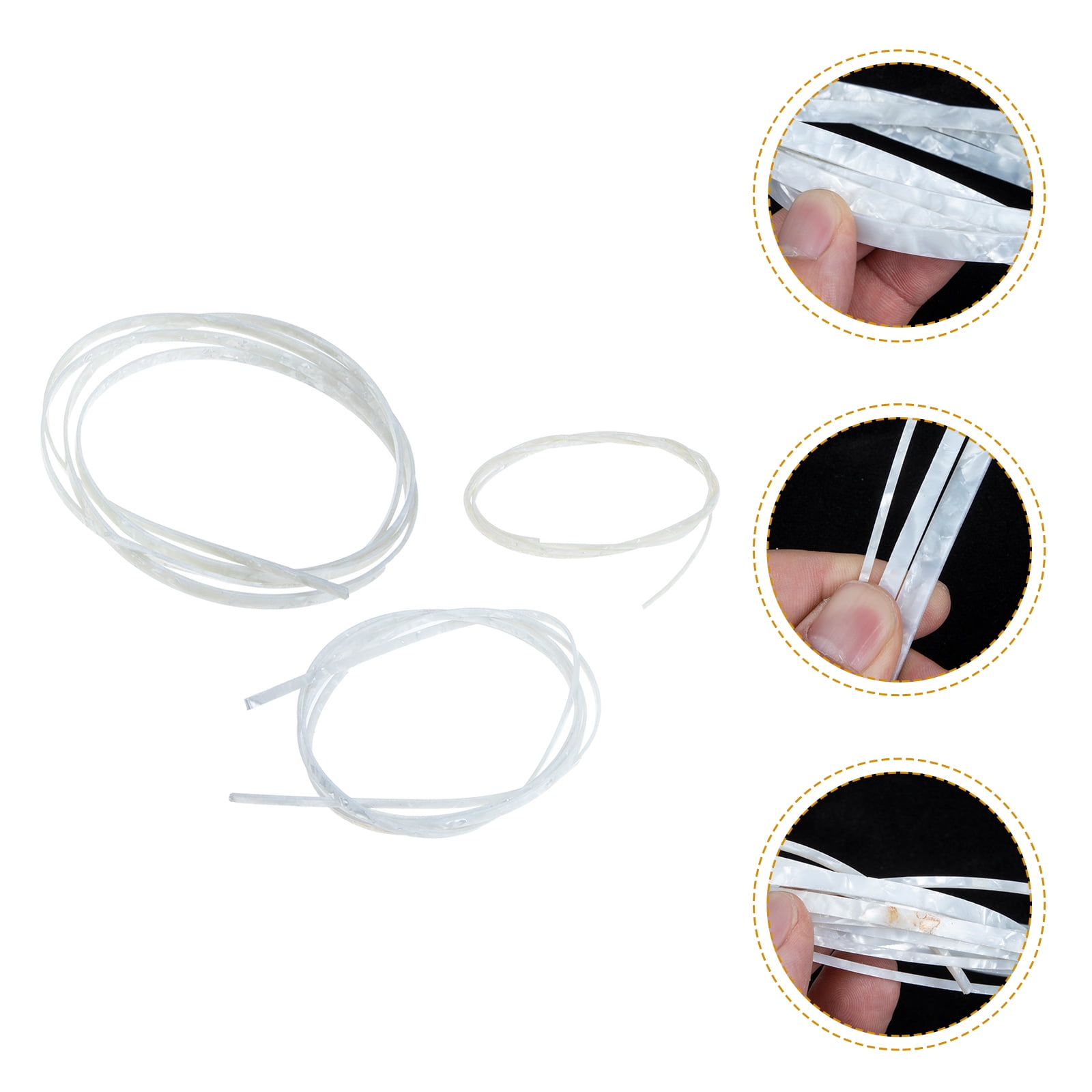 OUNONA 3 Pcs Guitar Decor Frets Guitar Trim Guitar Edges Protection ...