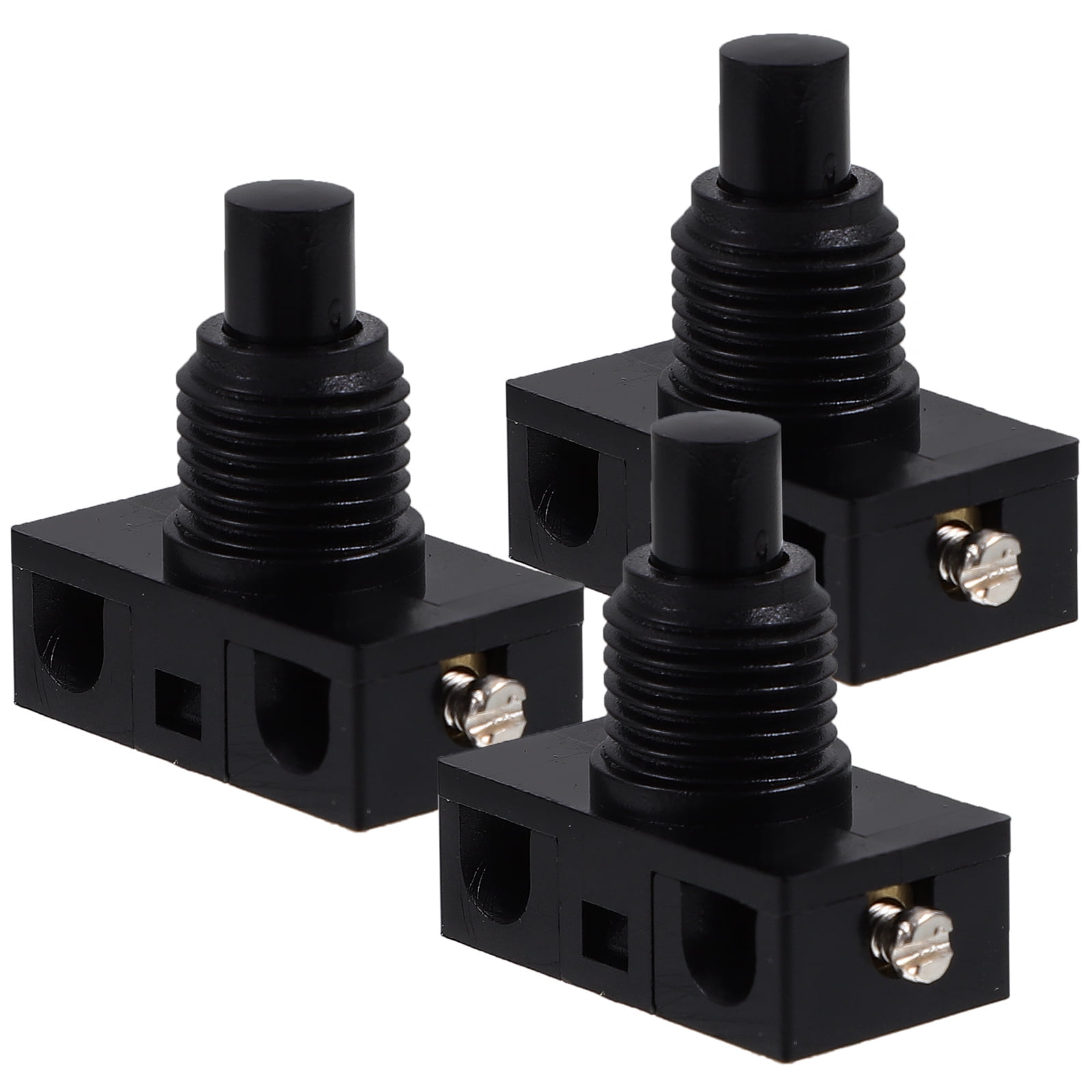 OUNONA 3 Pcs Lockless Automatic Reset Push Button Switch Foot Pedal ...