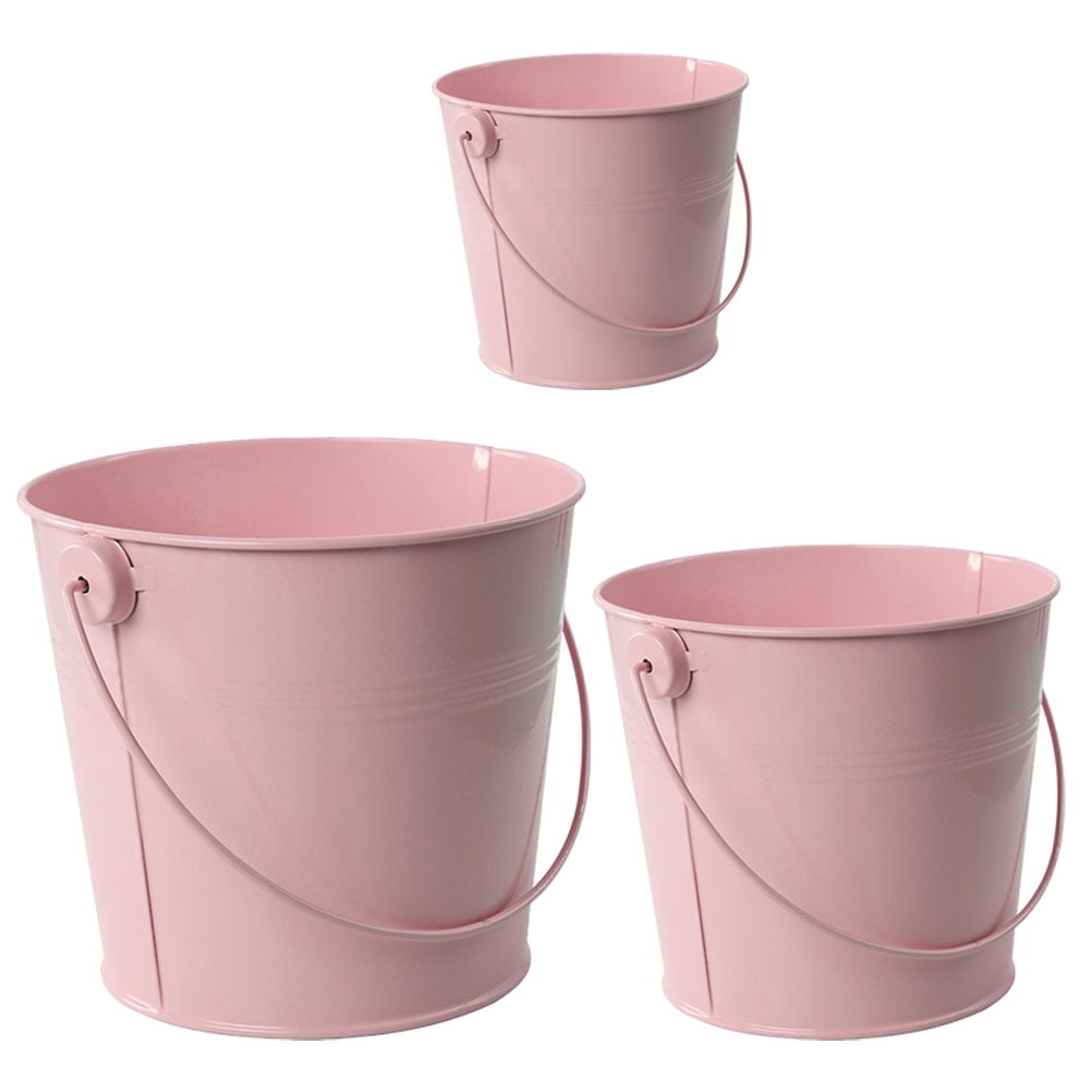 OUNONA 3 Pcs Mini Bucket Plant Stand Indoor with Grow Lights Child Pink ...