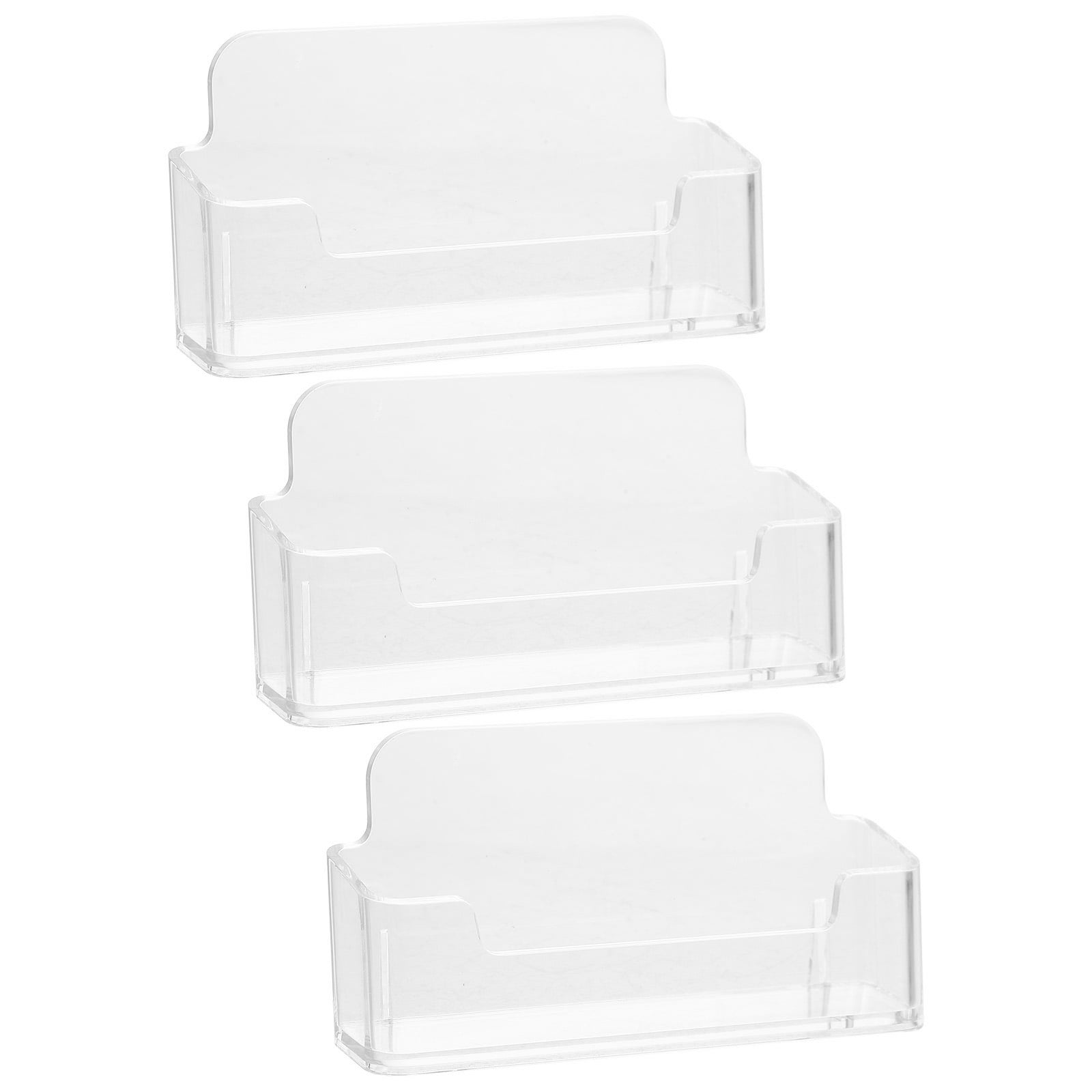 OUNONA 3 Pcs Multiple Business Card Holder Display Binders - Walmart.com