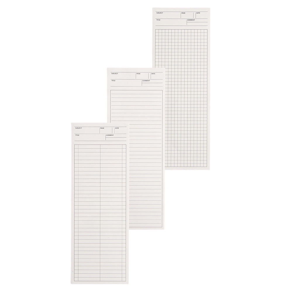 OUNONA 3 Pcs Pocket Travelers Notebook Extra Long Paper Scheduling ...