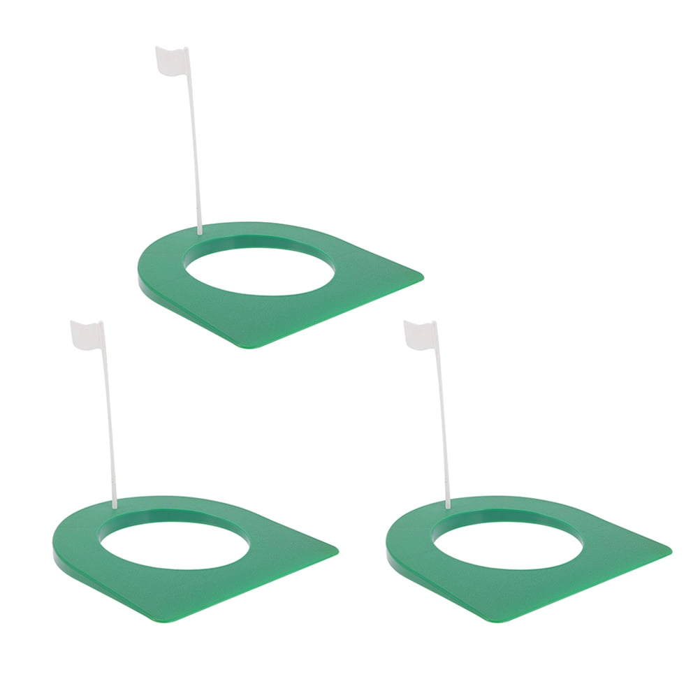 OUNONA 3 Pcs Putting Aid Indoor Golf Practice Outdoor Shoes Men Green ...