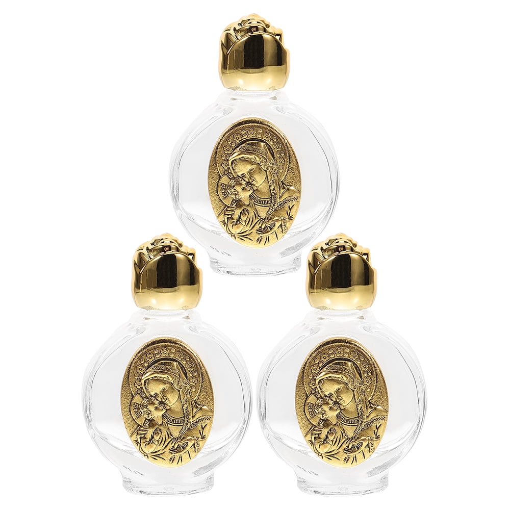 OUNONA 3 Pcs Refillable Blessing Water Bottle Religious Perfume Baptism ...