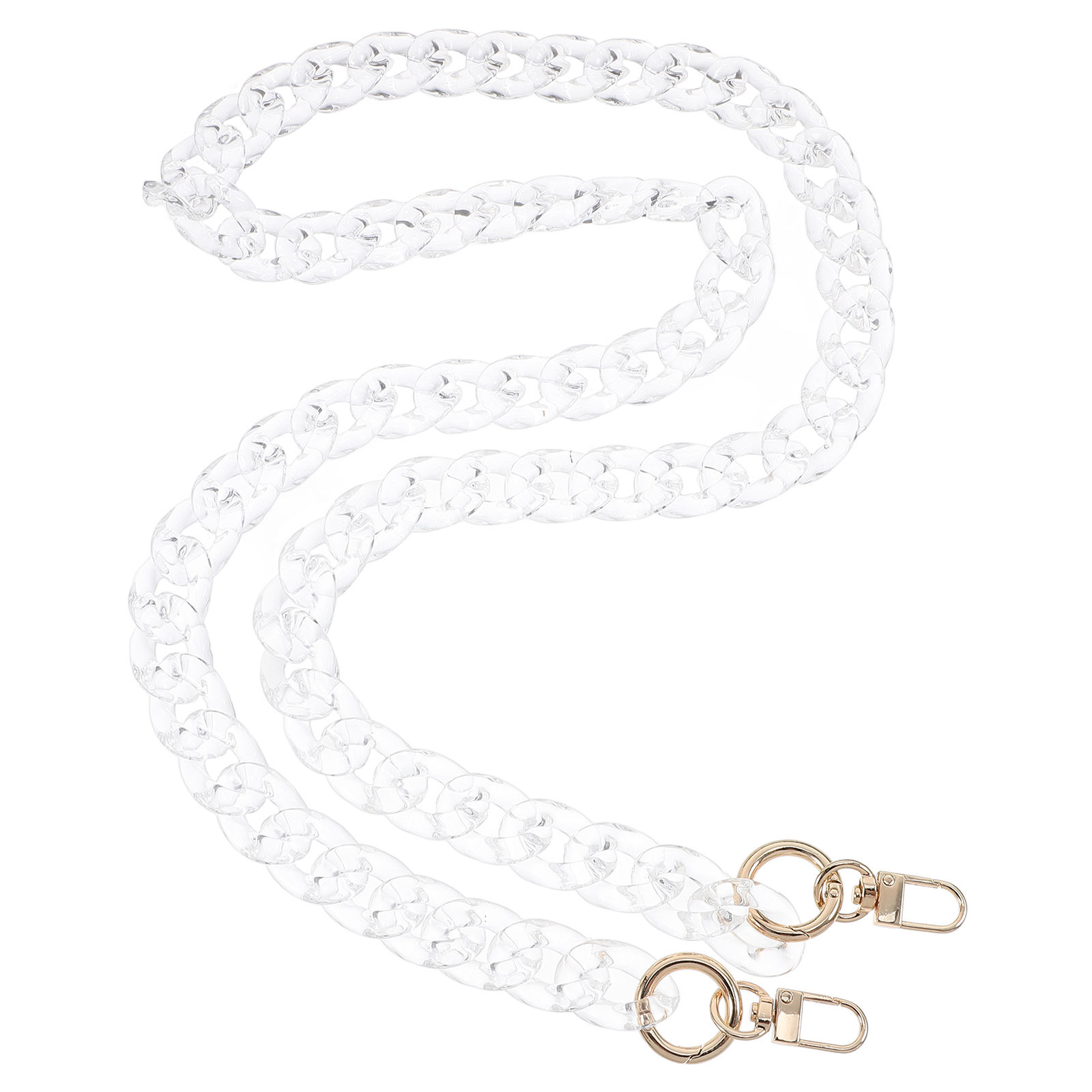 OUNONA 3 Pcs Small Fish Bone Chain Belt Purse Chain Miss 120X2X0.5cm ...