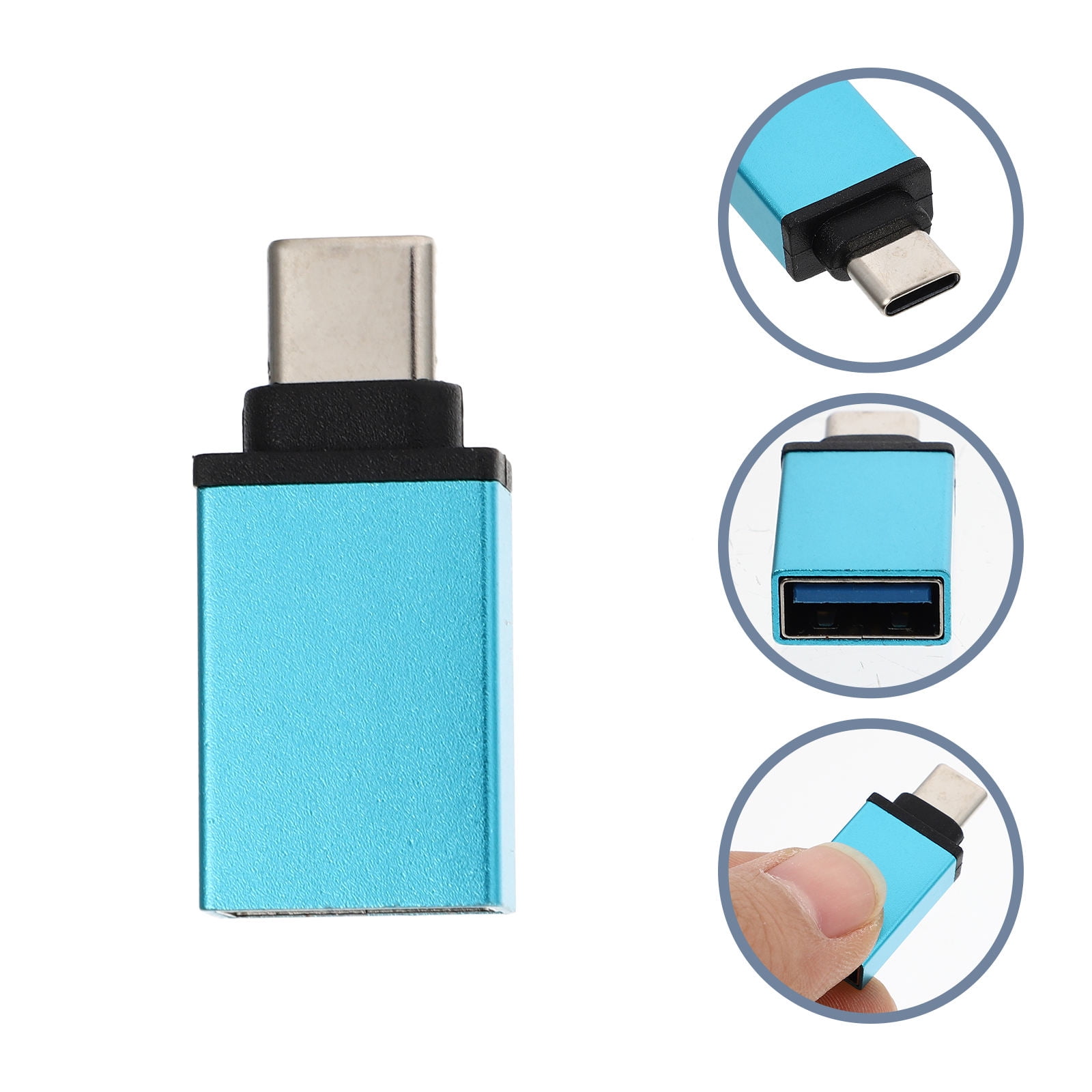 OUNONA 3 Pcs USB转Type-C适配 Portable Converter Laptop Adapter - Walmart.com