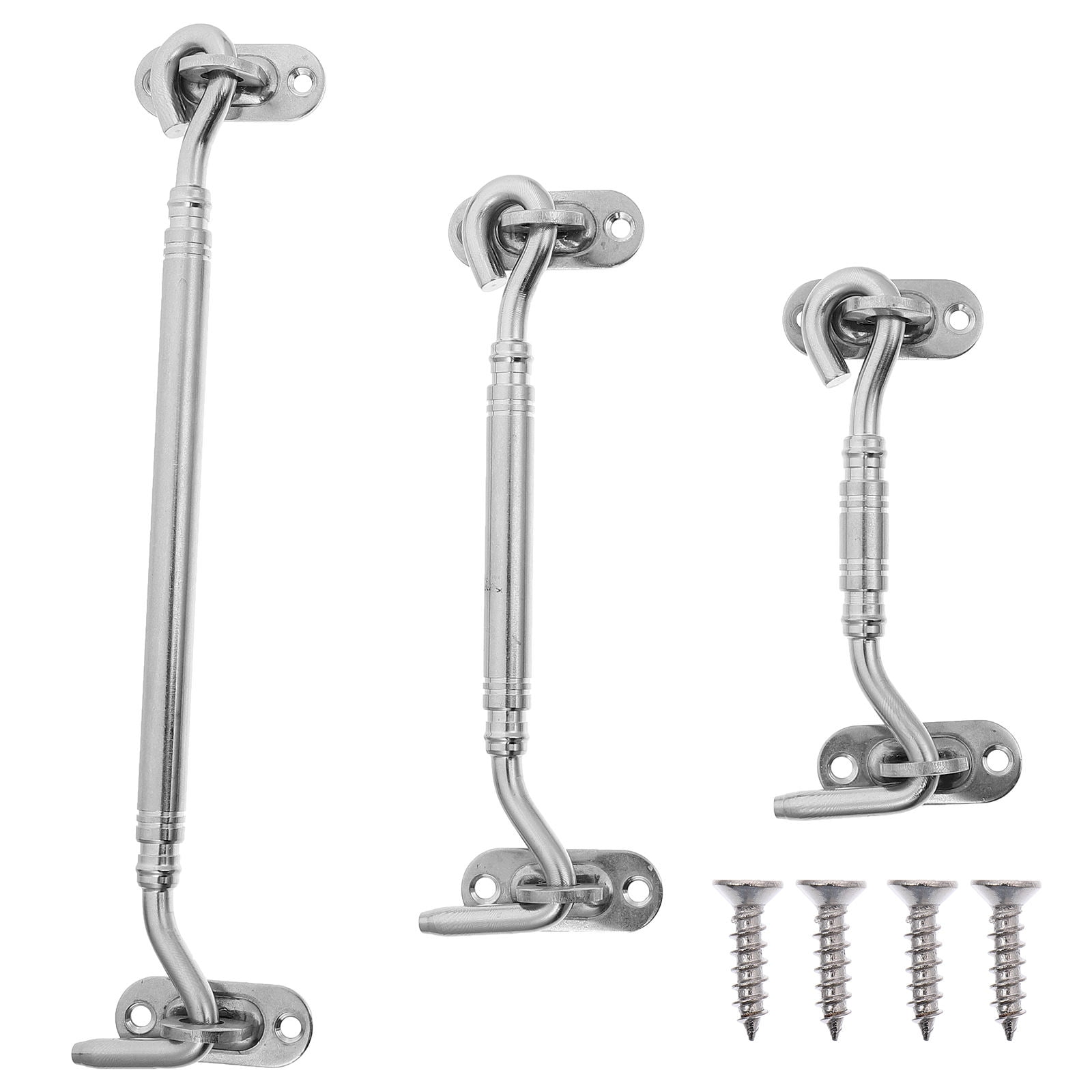 OUNONA 3 Pcs Window Hook Latch Combination Lock for Locker Door Hooks ...