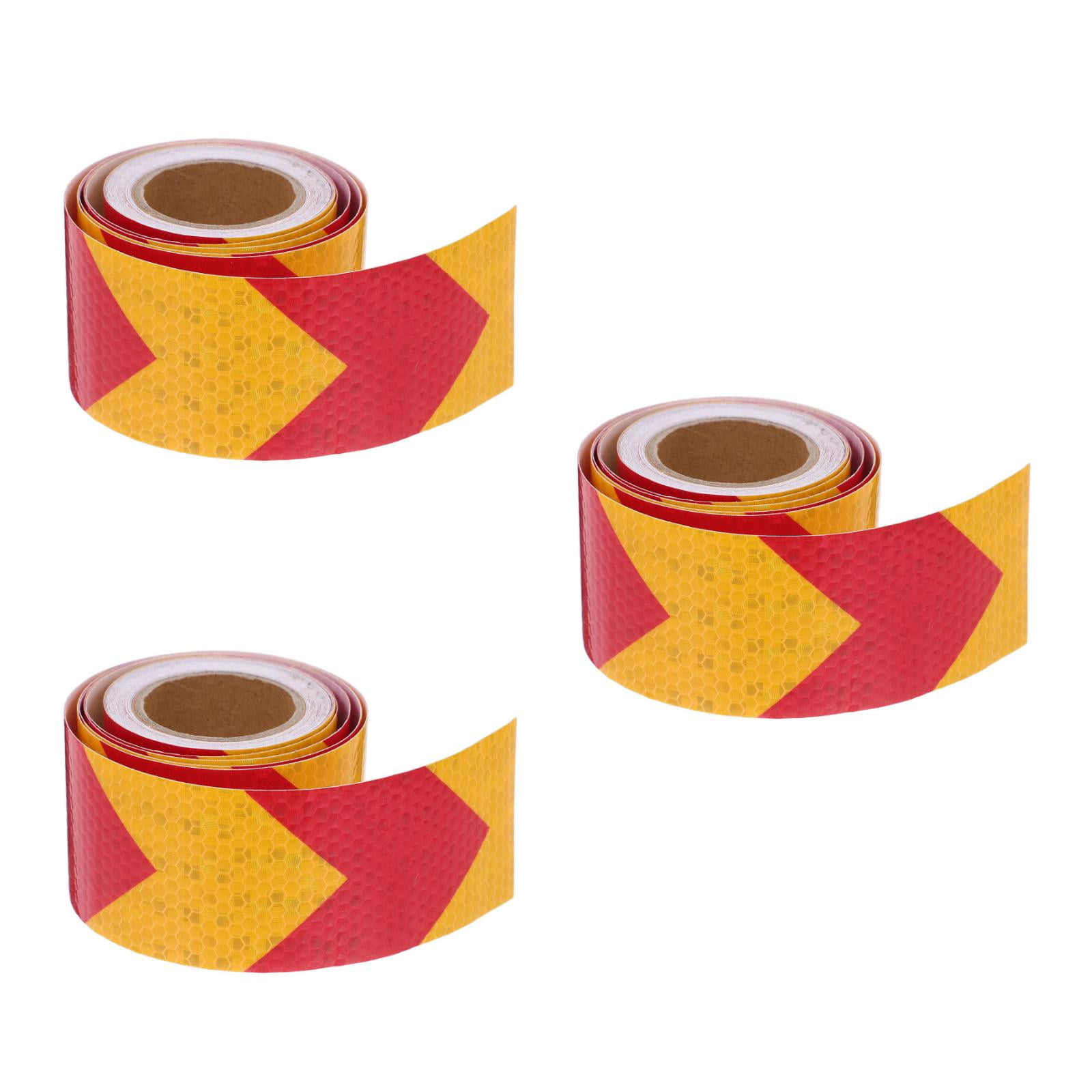OUNONA 3 Rolls Reflective Tape Arrow Self-Adhesive High Visibility ...