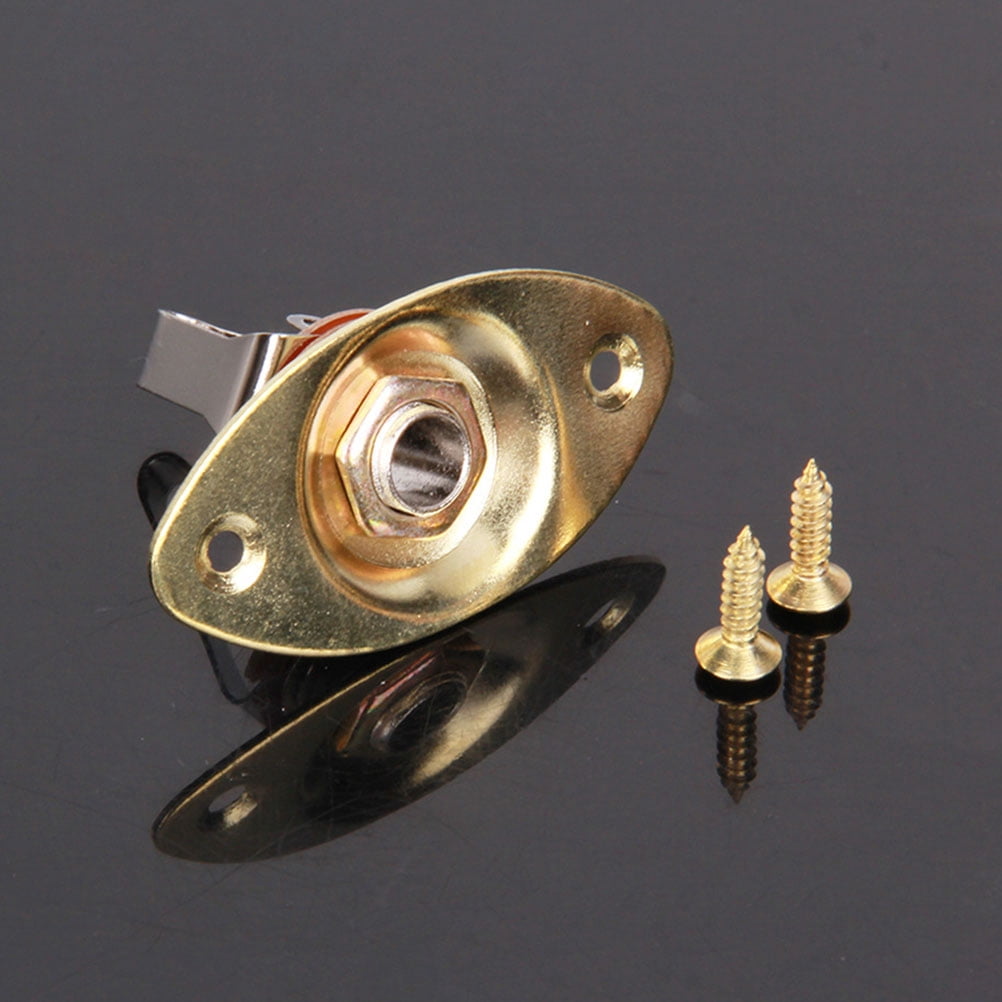 OUNONA 3 Sets Electronic Socket Plate Professional Jacks for Guitar ...