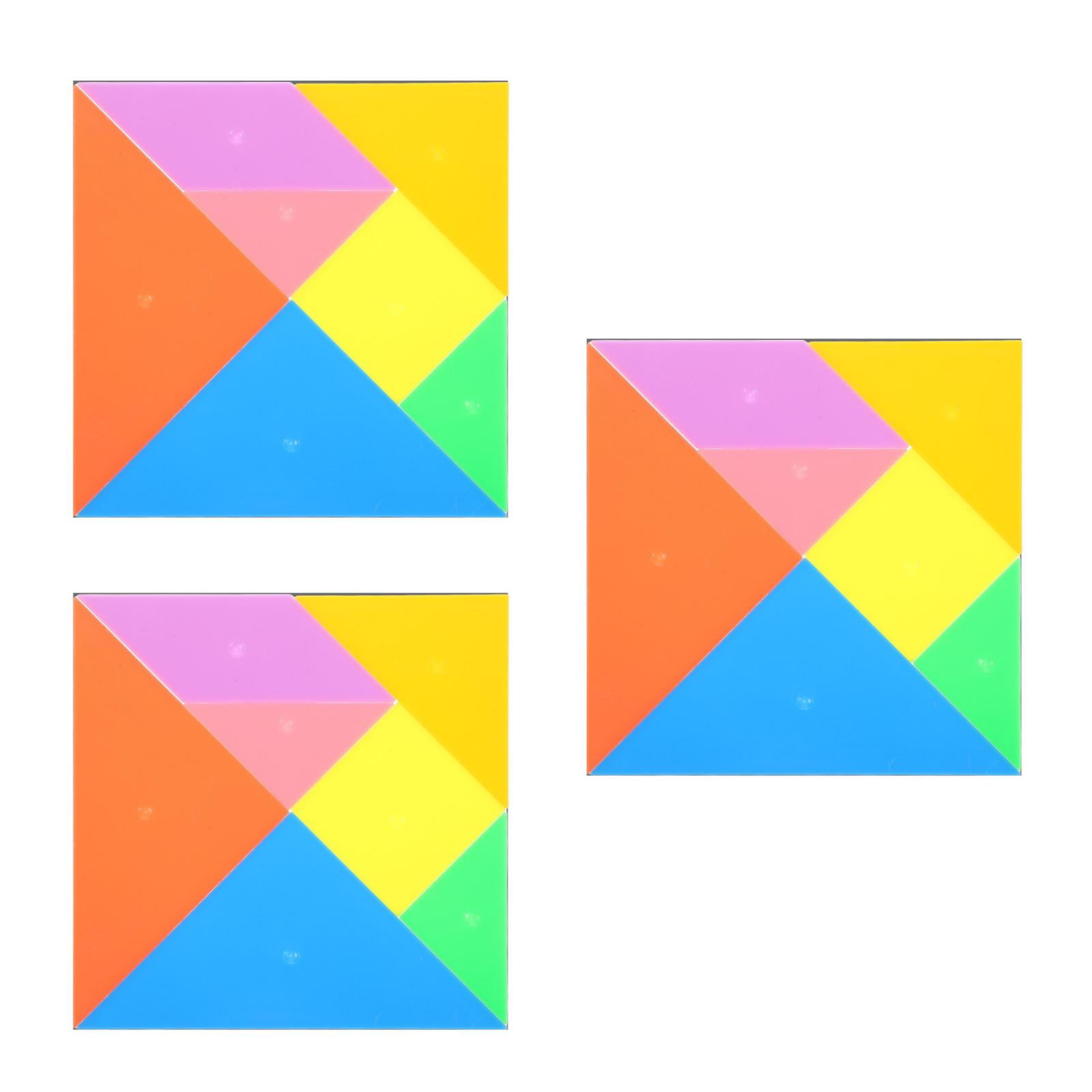 OUNONA 3 Sets Kids Jigsaw Puzzle Mini Puzzles For Kids Plastic Jigsaw ...