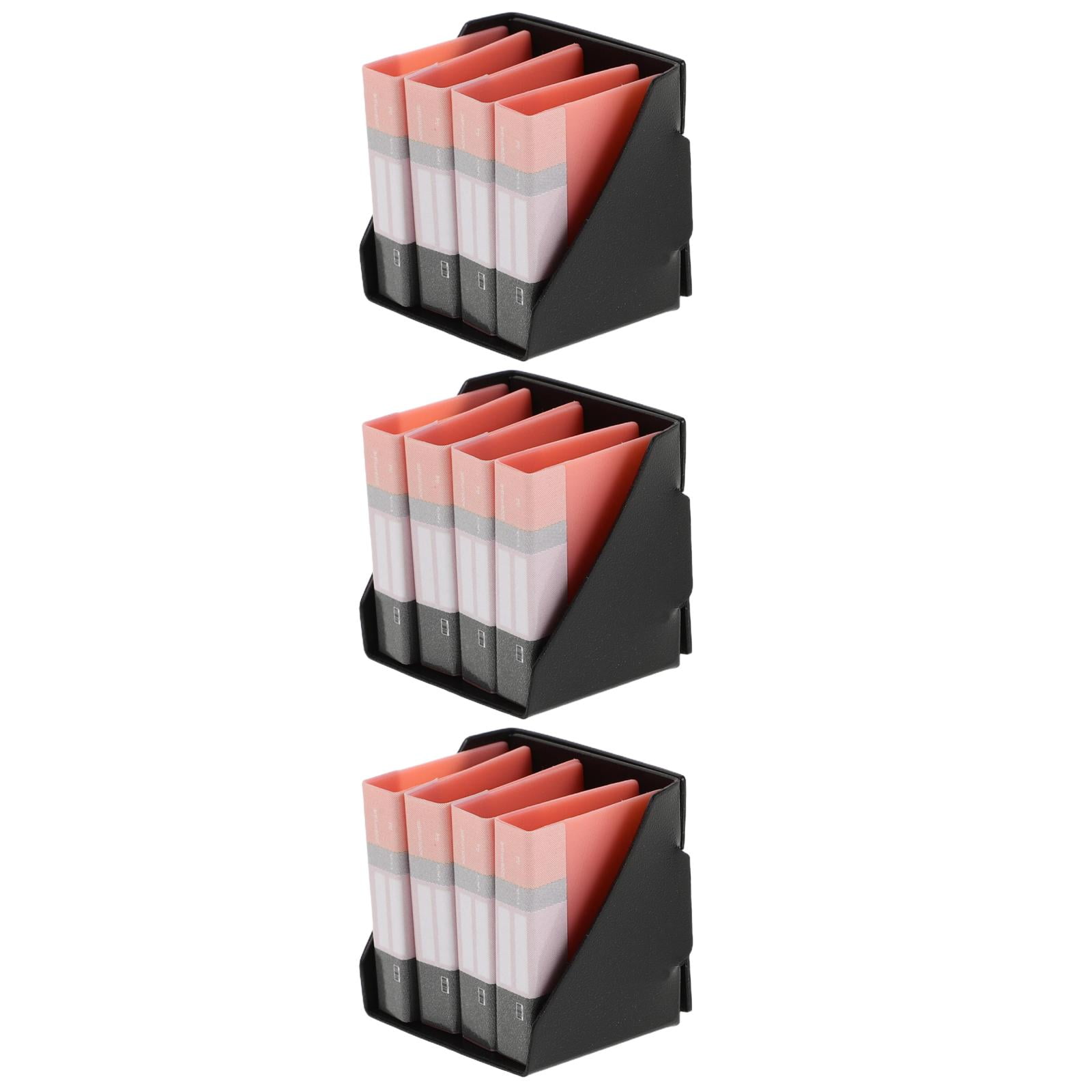 OUNONA 3 Sets Miniature Office File Folders Dollhouse Miniature Folder ...