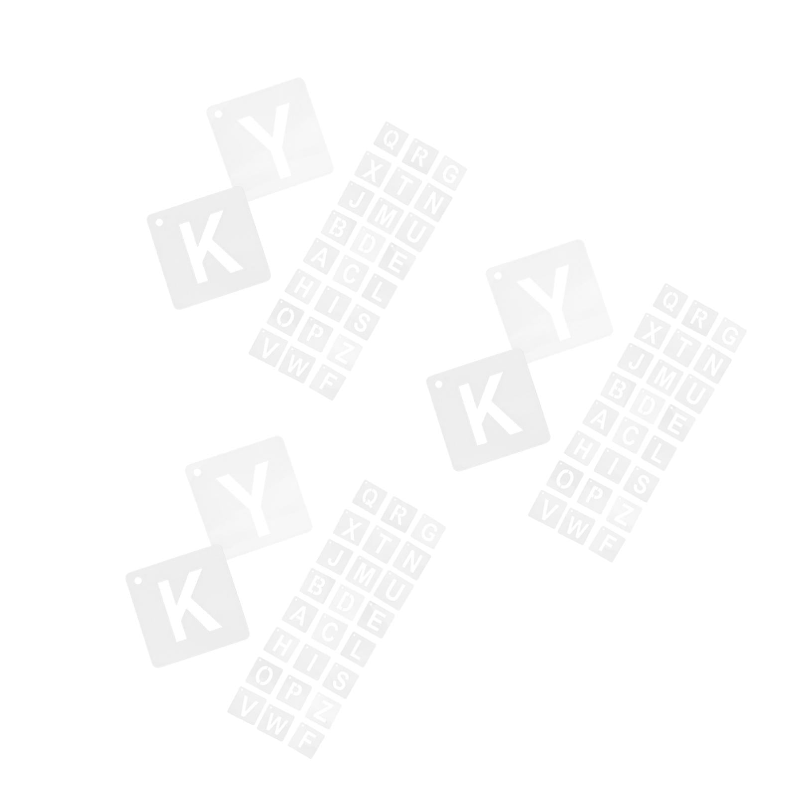 OUNONA 3 Sets Multi-Function Letter Stencils Reusable A-Z Alphabet ...