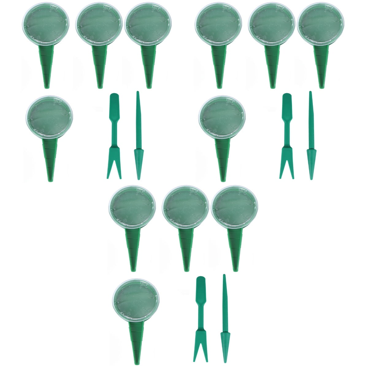 OUNONA 3 Sets Plant Germination Tool Nursery Dispenser Kits with Dibber ...