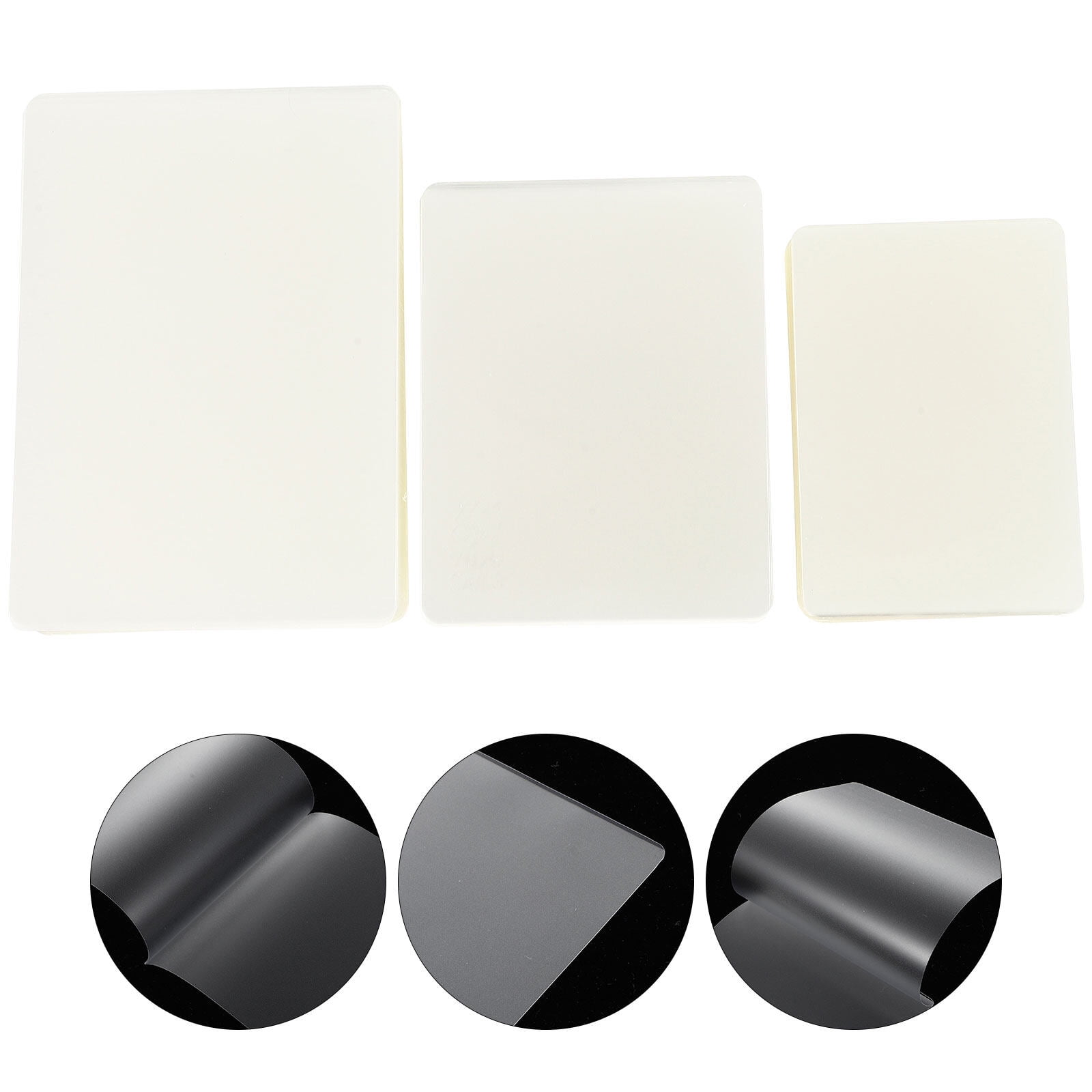 OUNONA 3 Sets Plastic Film Laminating Protective Flash Card Lamination ...