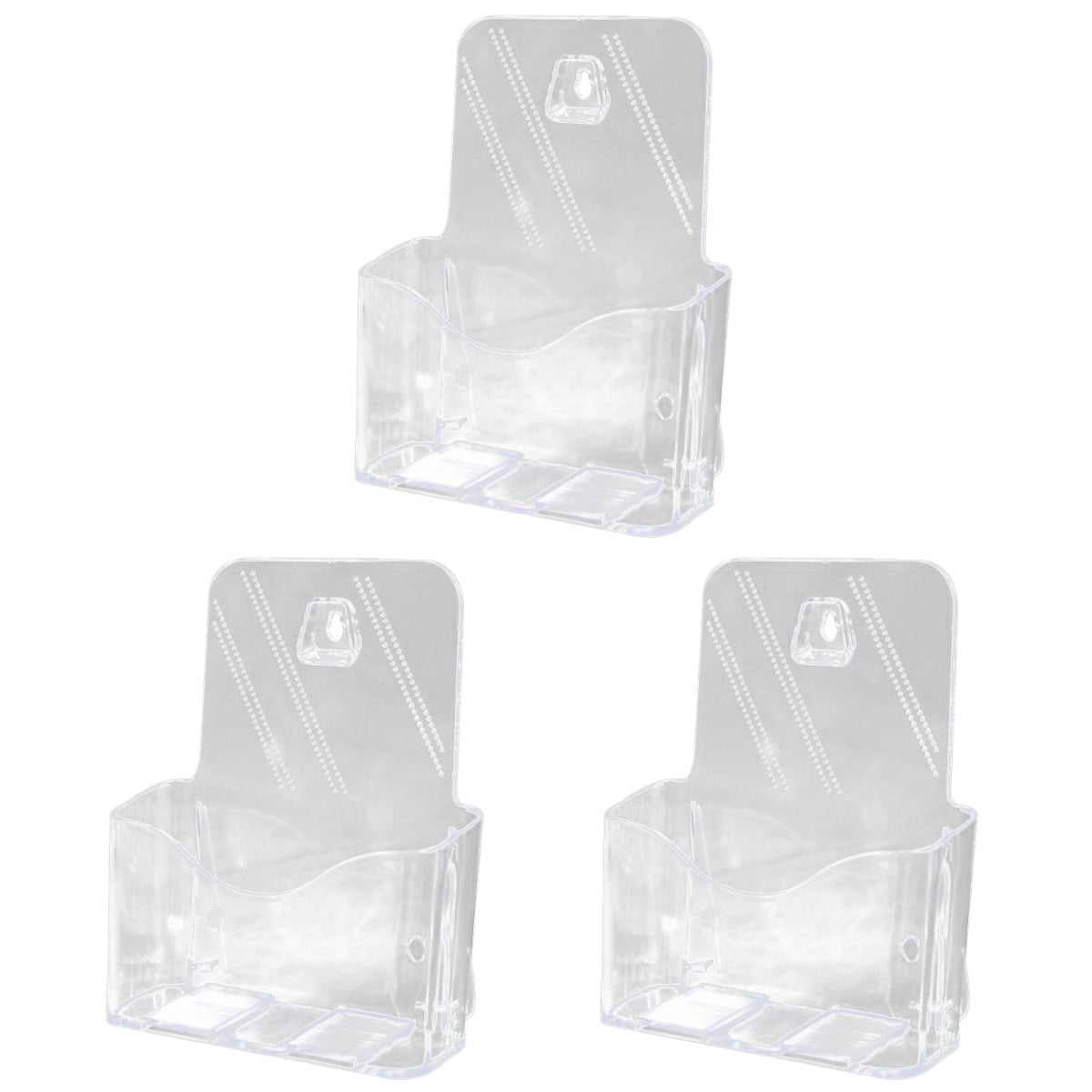 OUNONA 3 pcs A5 Transparent Acrylic File Magazine Holder Desktop ...