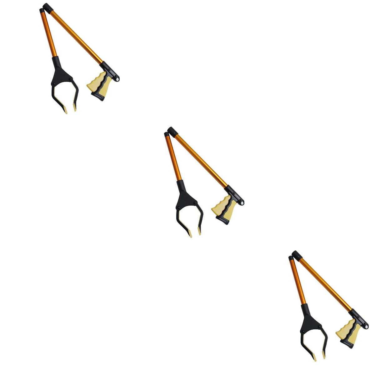 OUNONA 3 pcs Long Handle Garbage Collector Multifunction Folding Trash ...