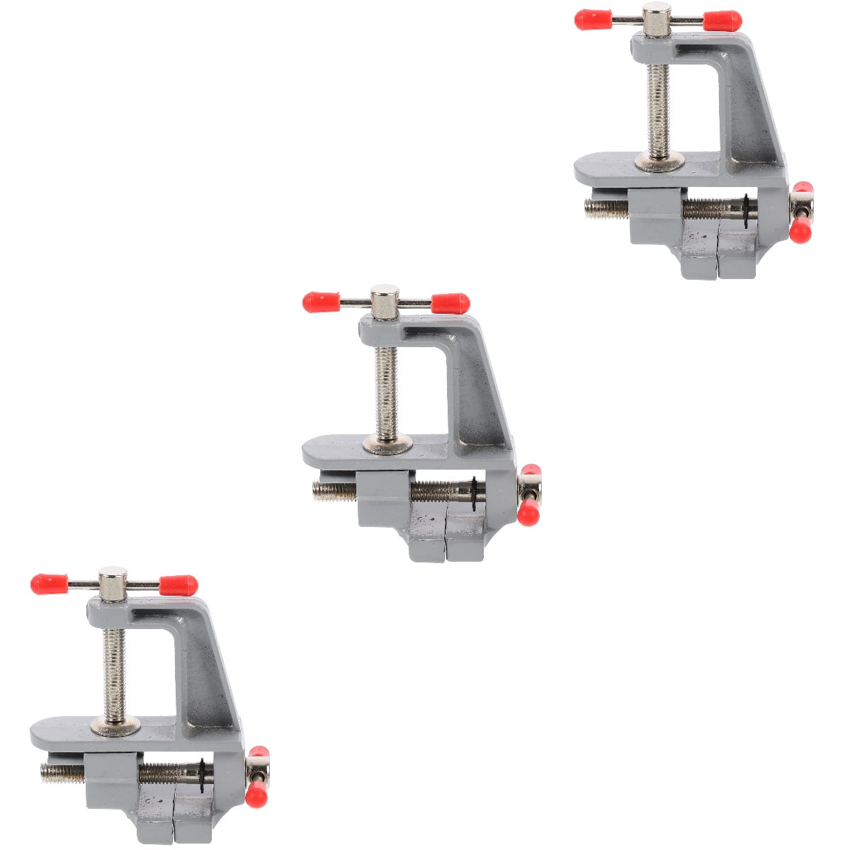 OUNONA 3 pcs Mini Table Clamp Portable Bench Vice Practical Work Bench ...