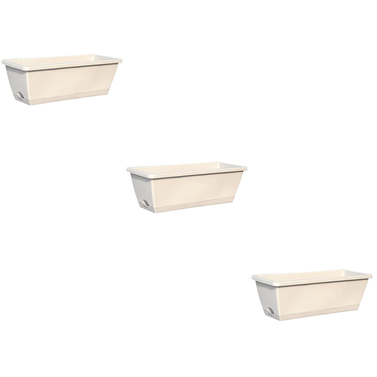 OUNONA 3 pcs Vegetables Flower Planting Basin Rectangular Planting ...
