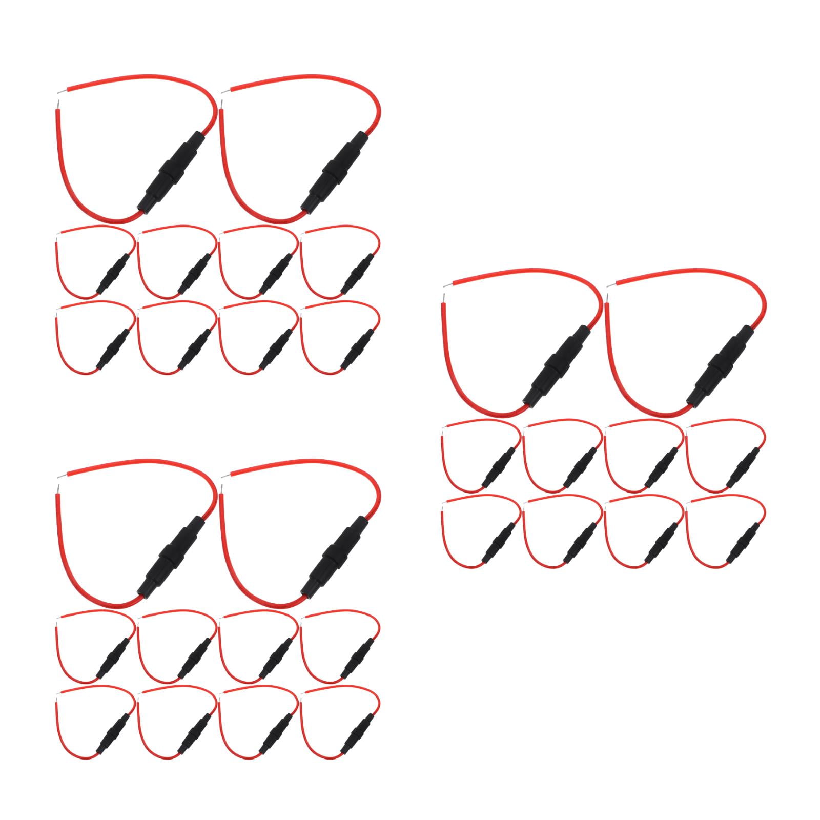 OUNONA 30 PCS Inline Fuse Holder Inline Fuses Inline Fuse Hardware In ...