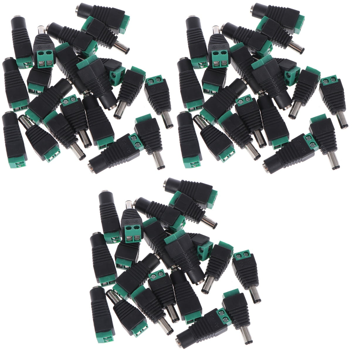 OUNONA 30 Pairs of 2.1*5.5mm Male and Female DC Power Plug Jack ...