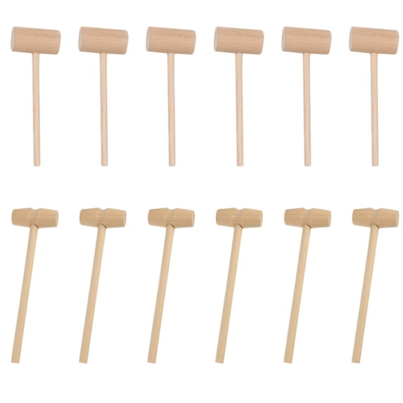 OUNONA Plastic Mini Crab Hammer for Home Use Beige Smooth Surface Easy ...