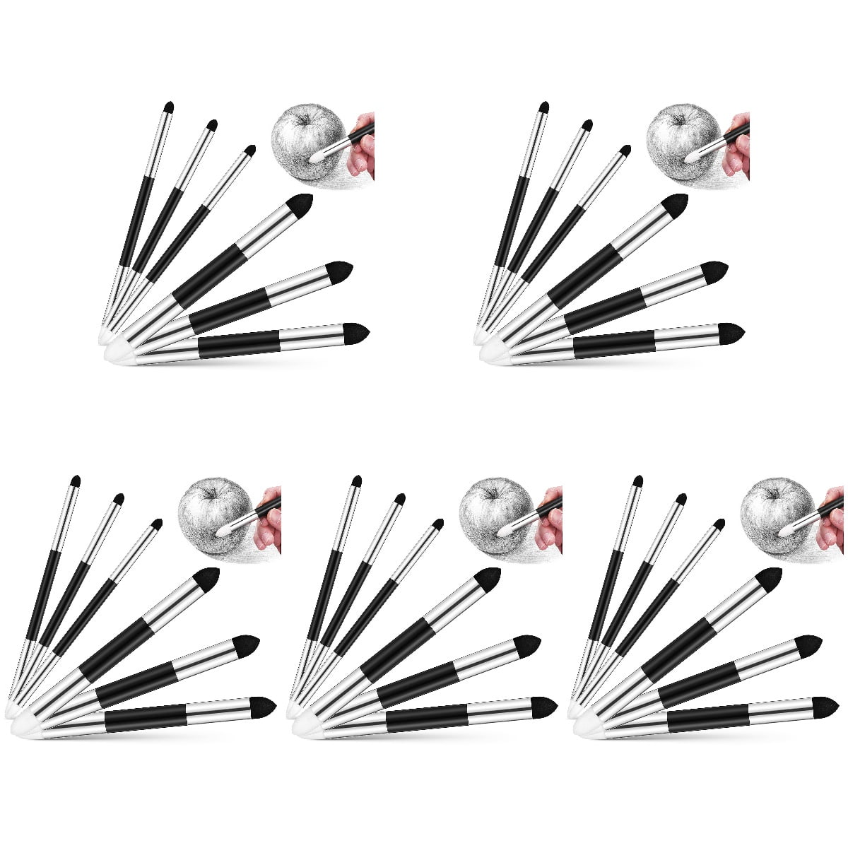 OUNONA 30 Pcs Blending Pen Blending Stumps For Drawing Sketch Rubbing ...